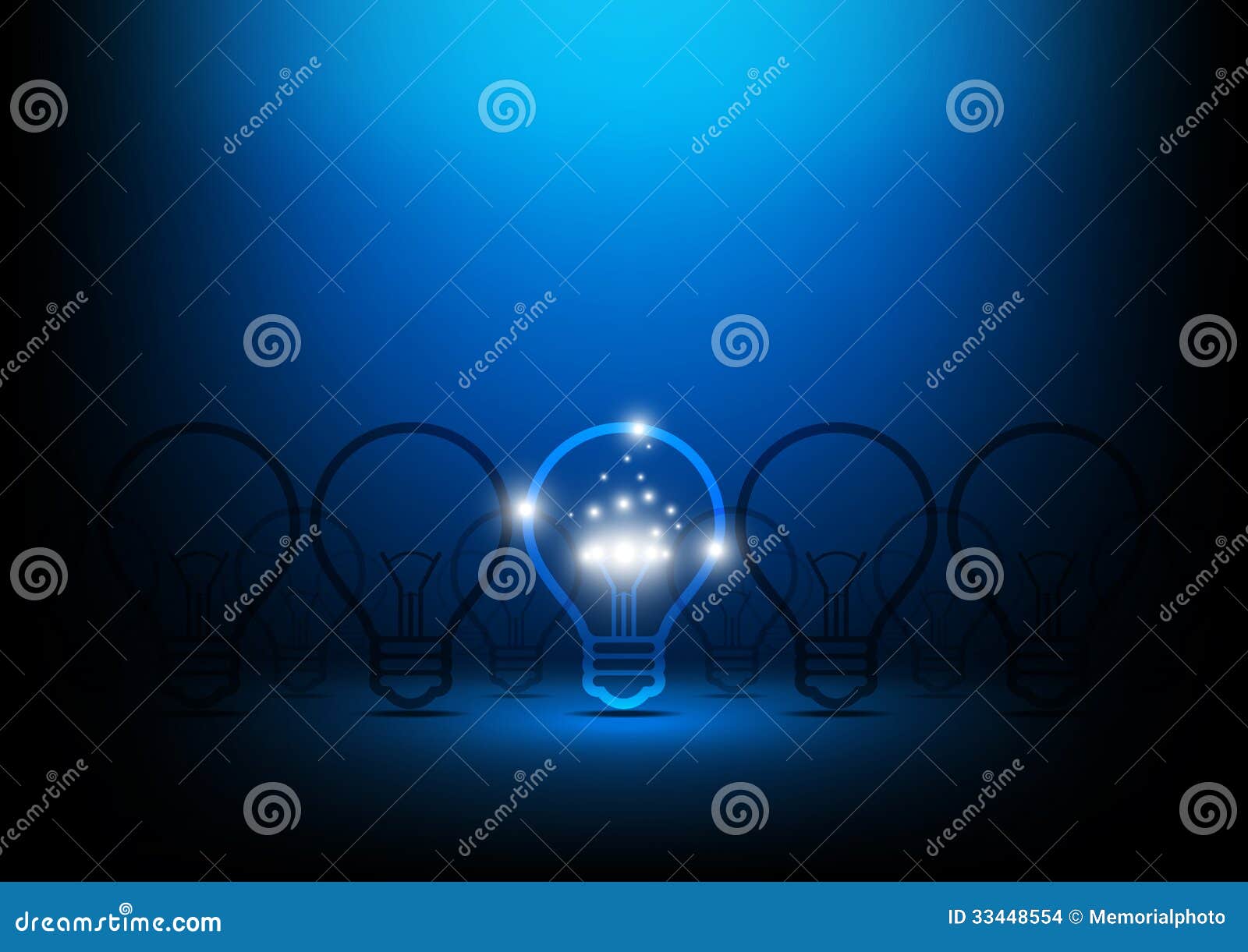 Abstract Creative Lamp Concept Stock Vector - Illustration of creative ...