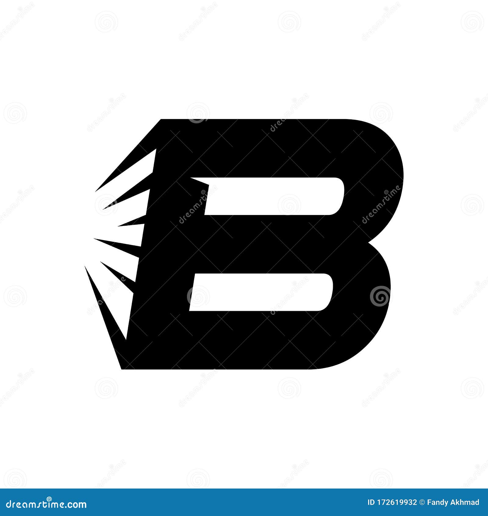 Abstract Creative Letter B Initial Logo Design Vector Template Stock ...