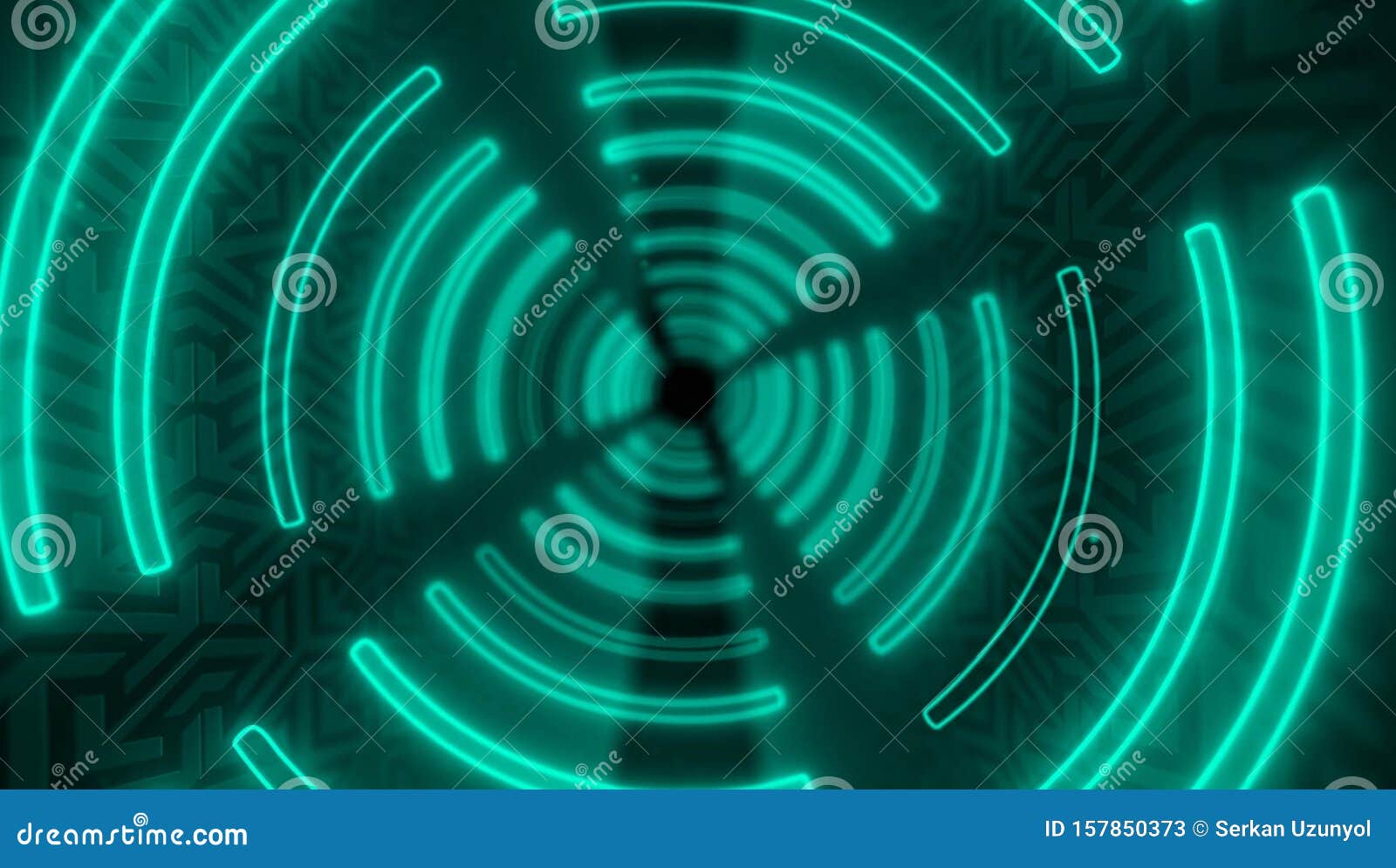 Abstract Creative Neon, Led Tunnel with Round, Circular Shapes ... Abstract Creative Neon, Led Tunnel with Round, Circular Shapes ...