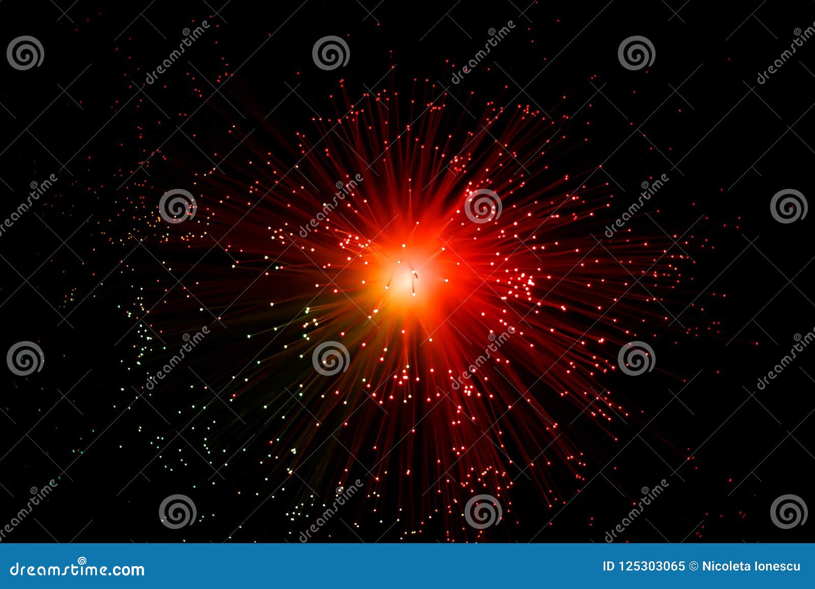 Abstract Creative Optic Fiber Lamp Background Stock Illustration ...