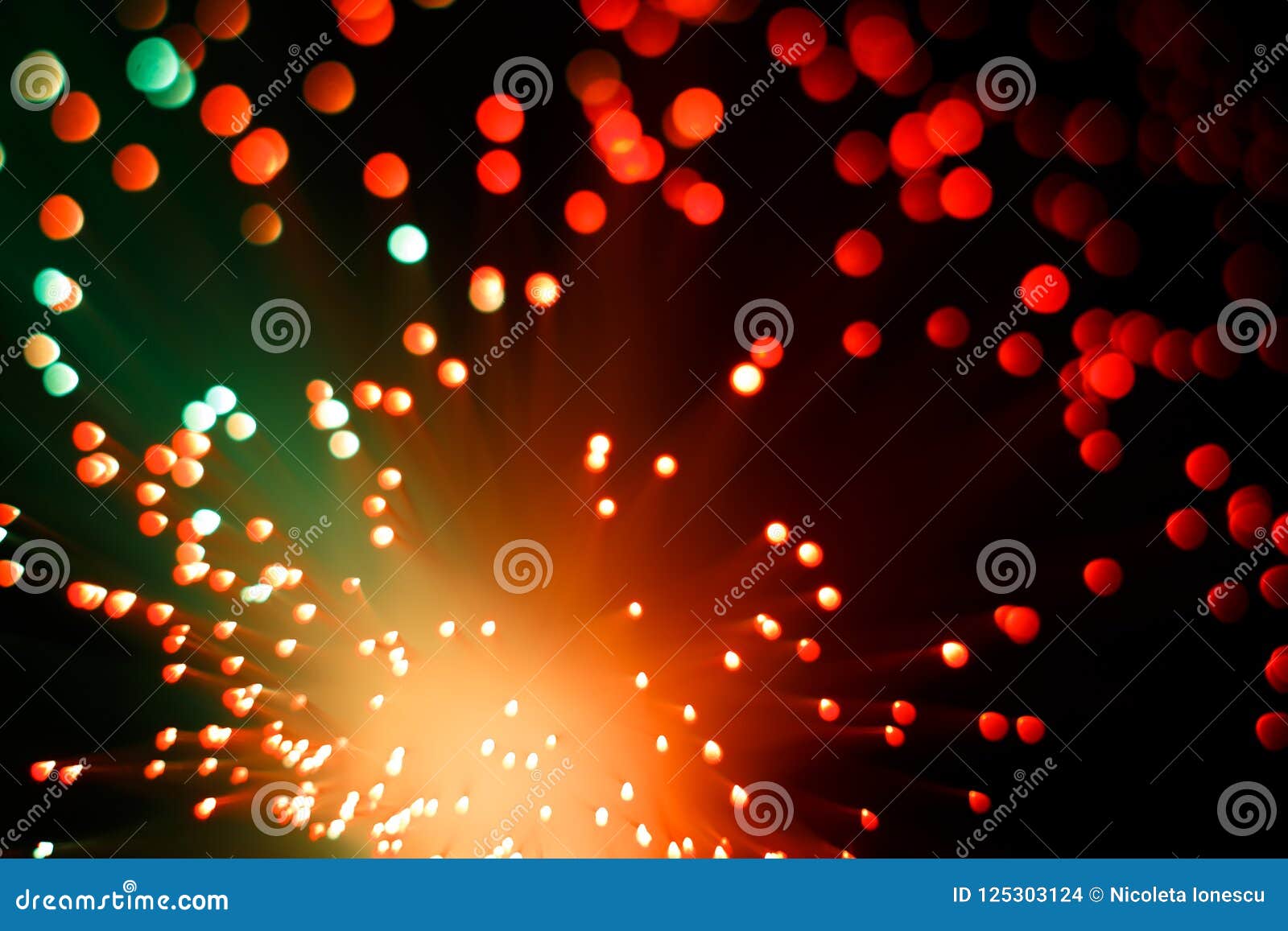 Abstract Creative Optic Fiber Lamp Background Stock Illustration ...