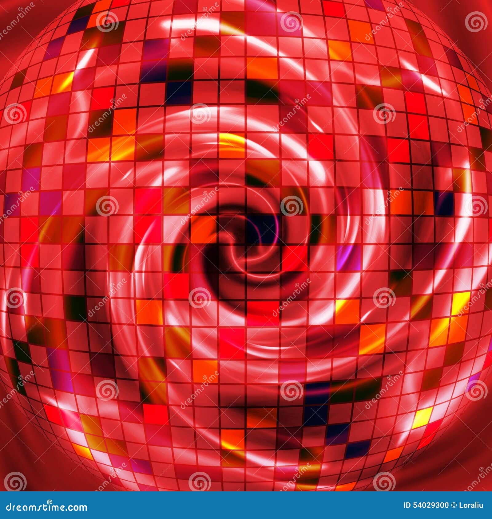 Abstract Creative Red Background in Style of Mixed Media Stock ...