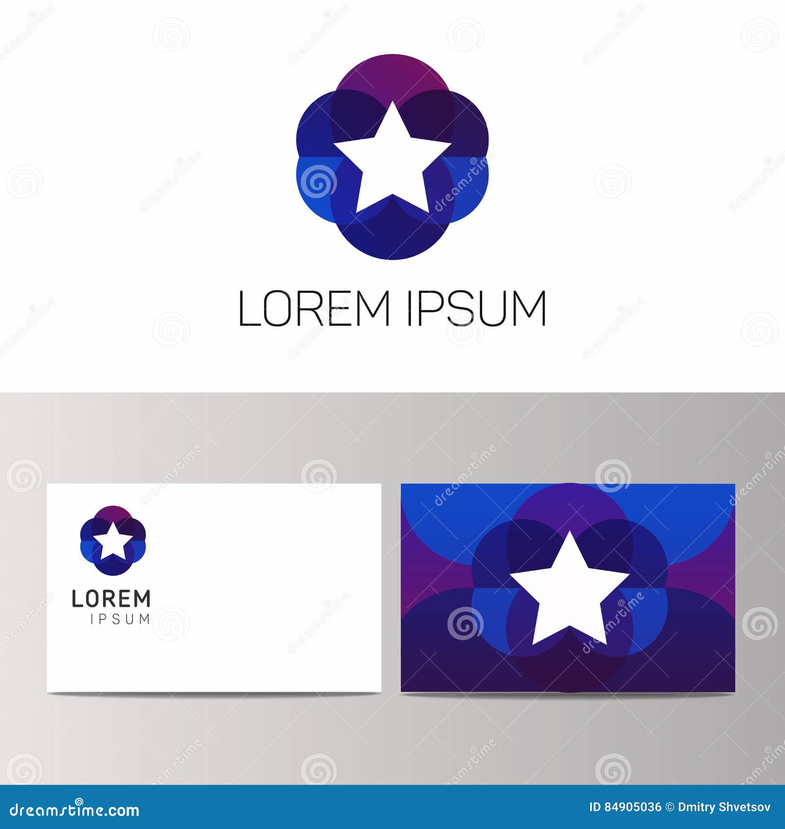 Abstract Creative Star Logo Icon Sign Vector Design Stock Vector ...