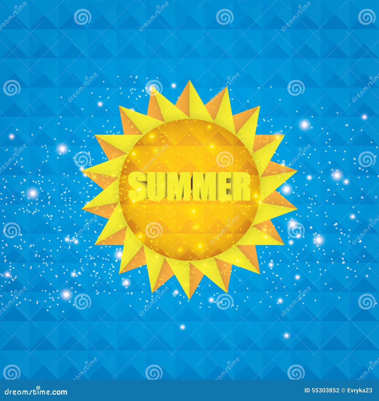 Abstract Creative Sun Design Vector Illustration Stock Vector ...