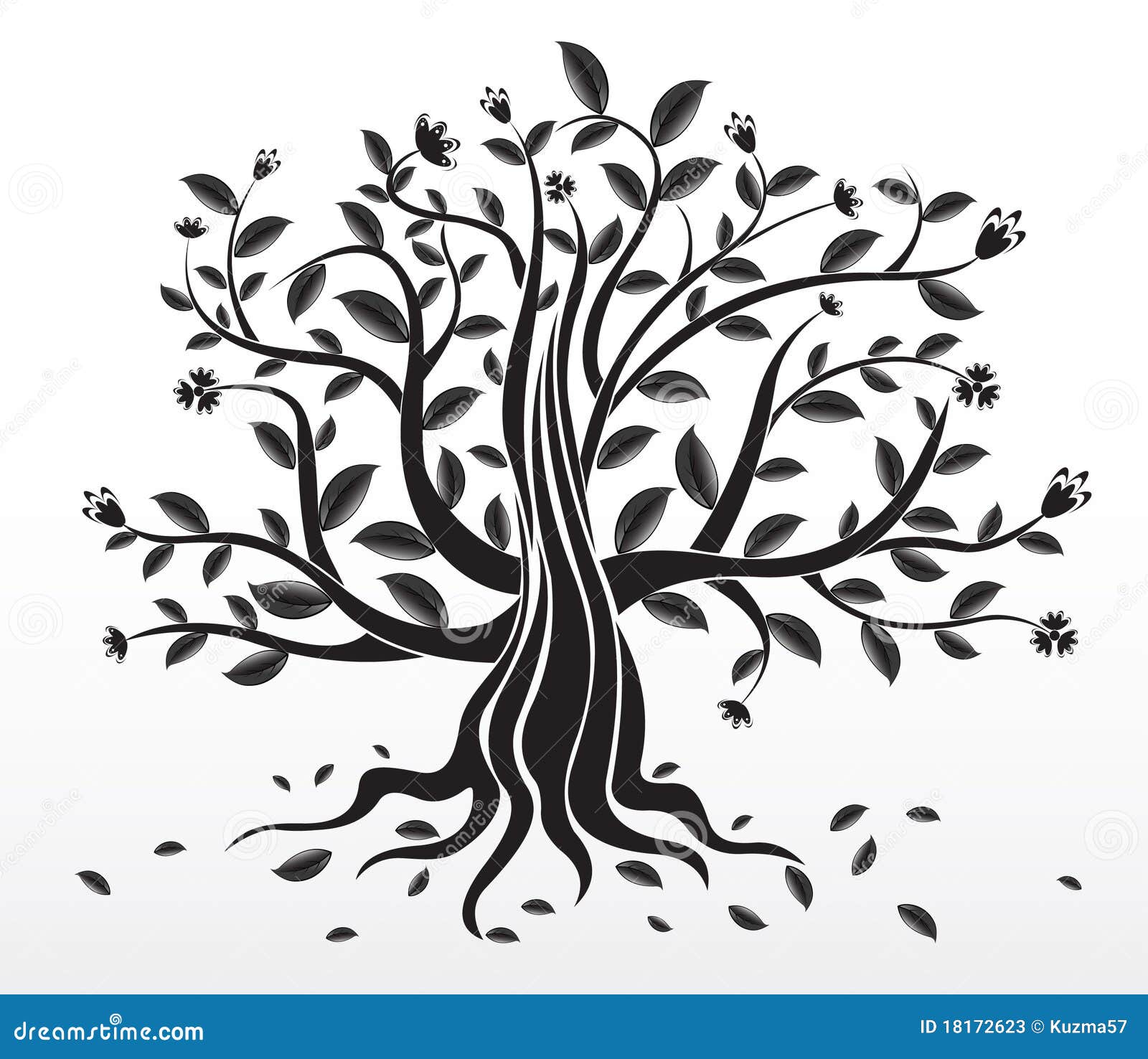 Abstract creative tree stock vector. Illustration of forest - 18172623