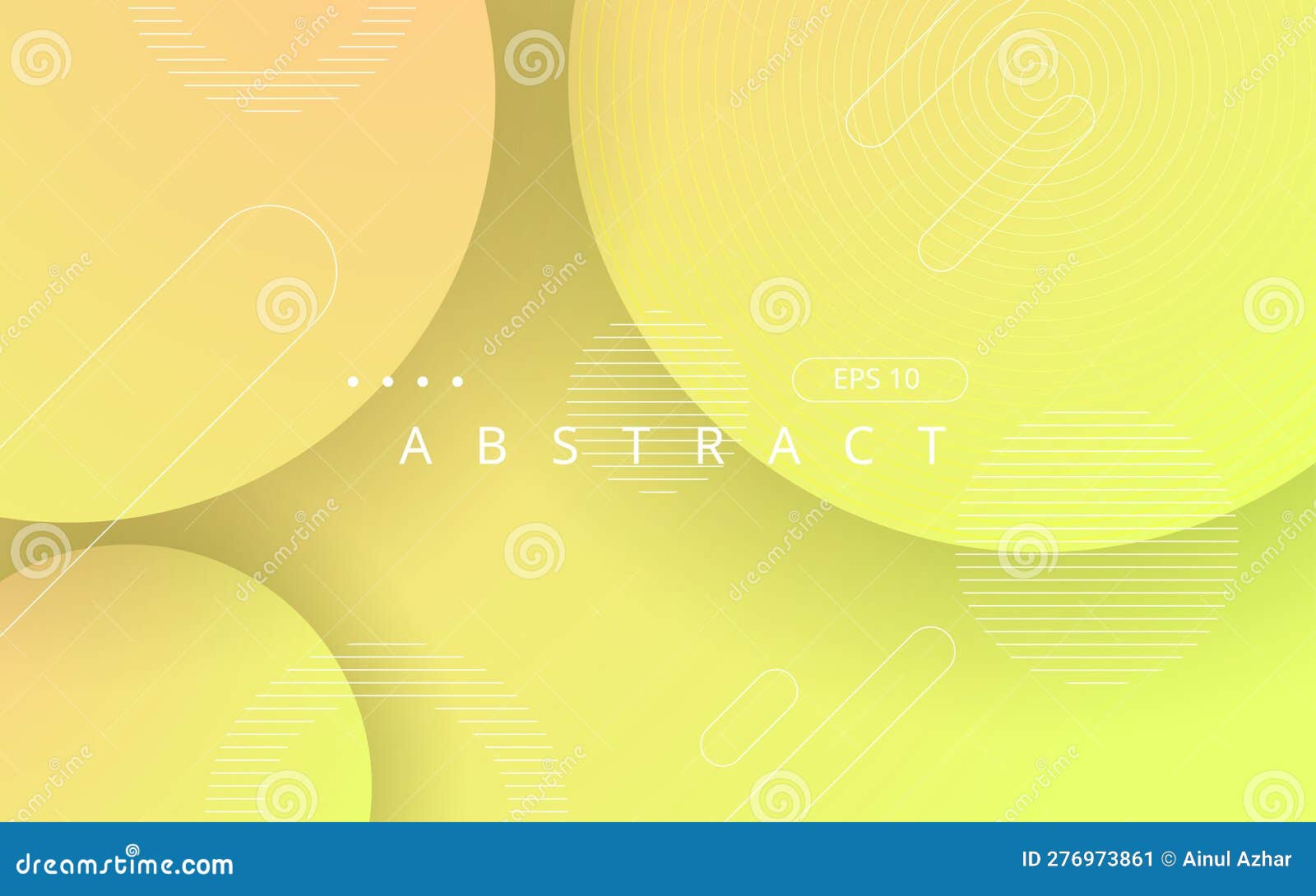 Abstract Creative Yellow Lime Color Geometric Background. Trendy ...