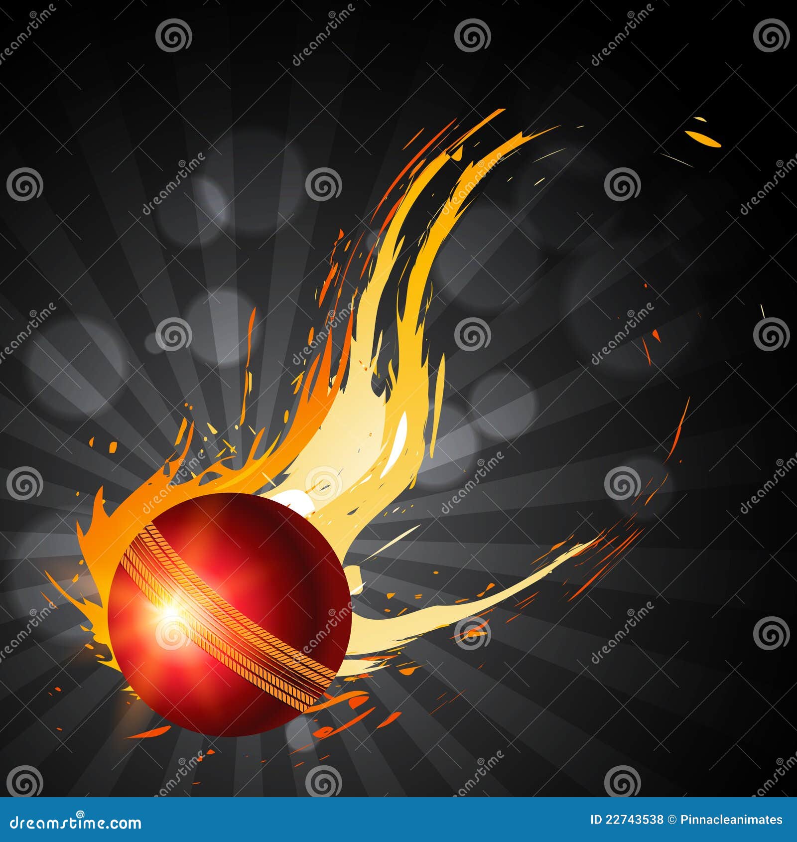 Abstract Cricket Background Vector Illustration | CartoonDealer.com ...