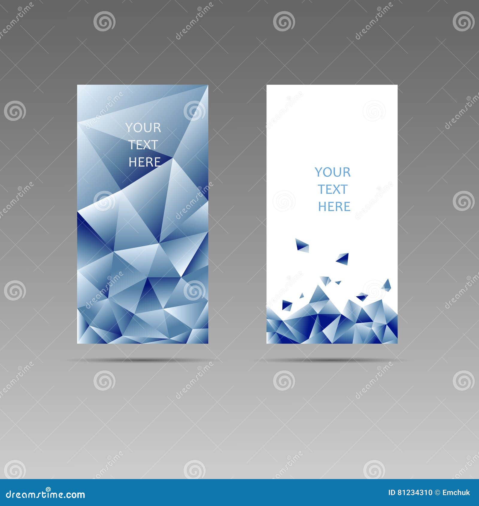 Abstract cristal banner stock vector. Illustration of blue - 81234310