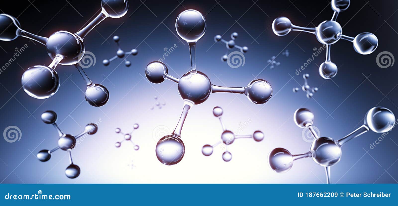 Methane Molecule Vector Illustration. 3D Design | CartoonDealer.com ...