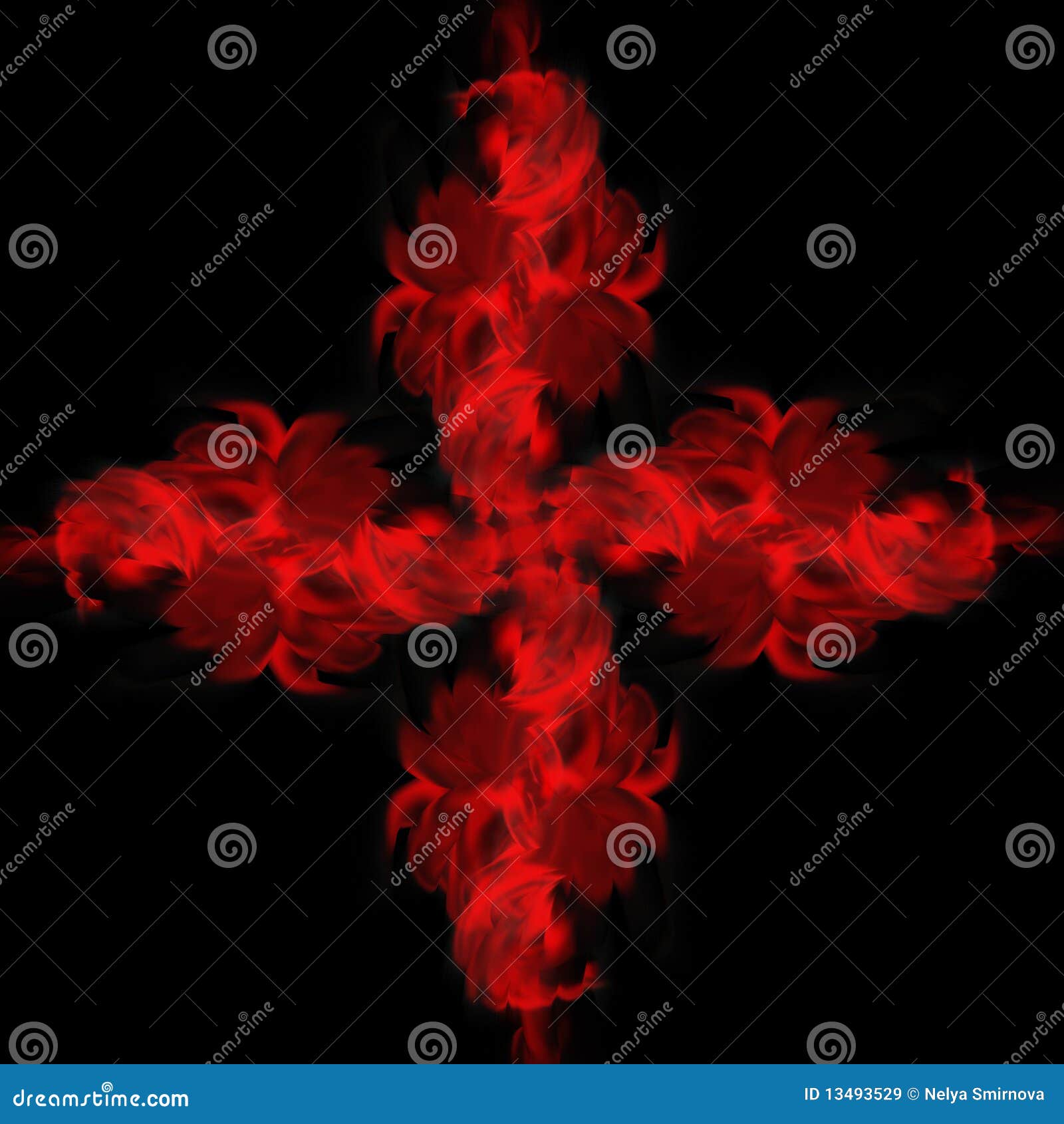 Abstract Cross Royalty Free Stock Images - Image: 13493529