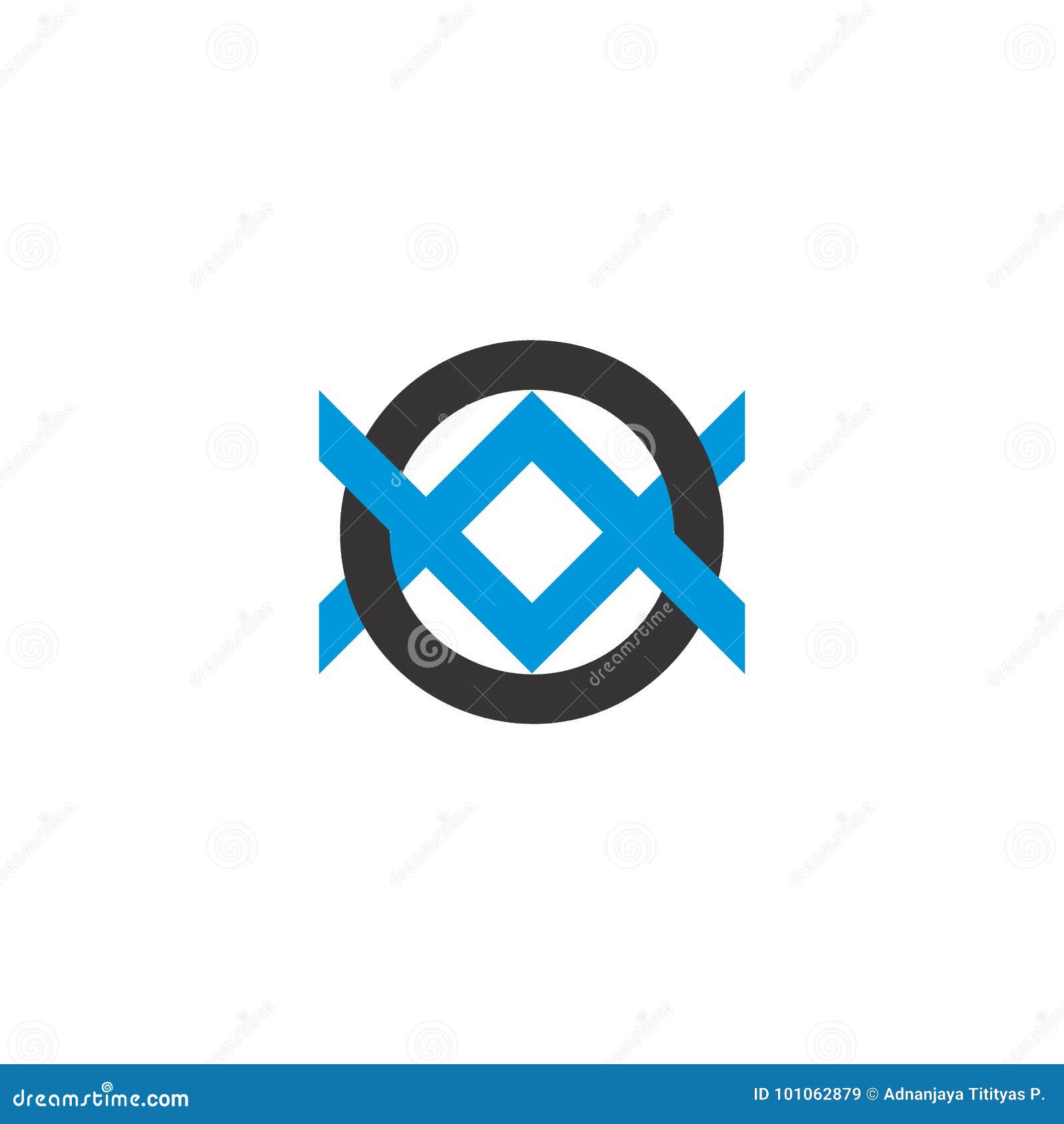 Abstract cross circle logo stock vector. Illustration of mobile - 101062879