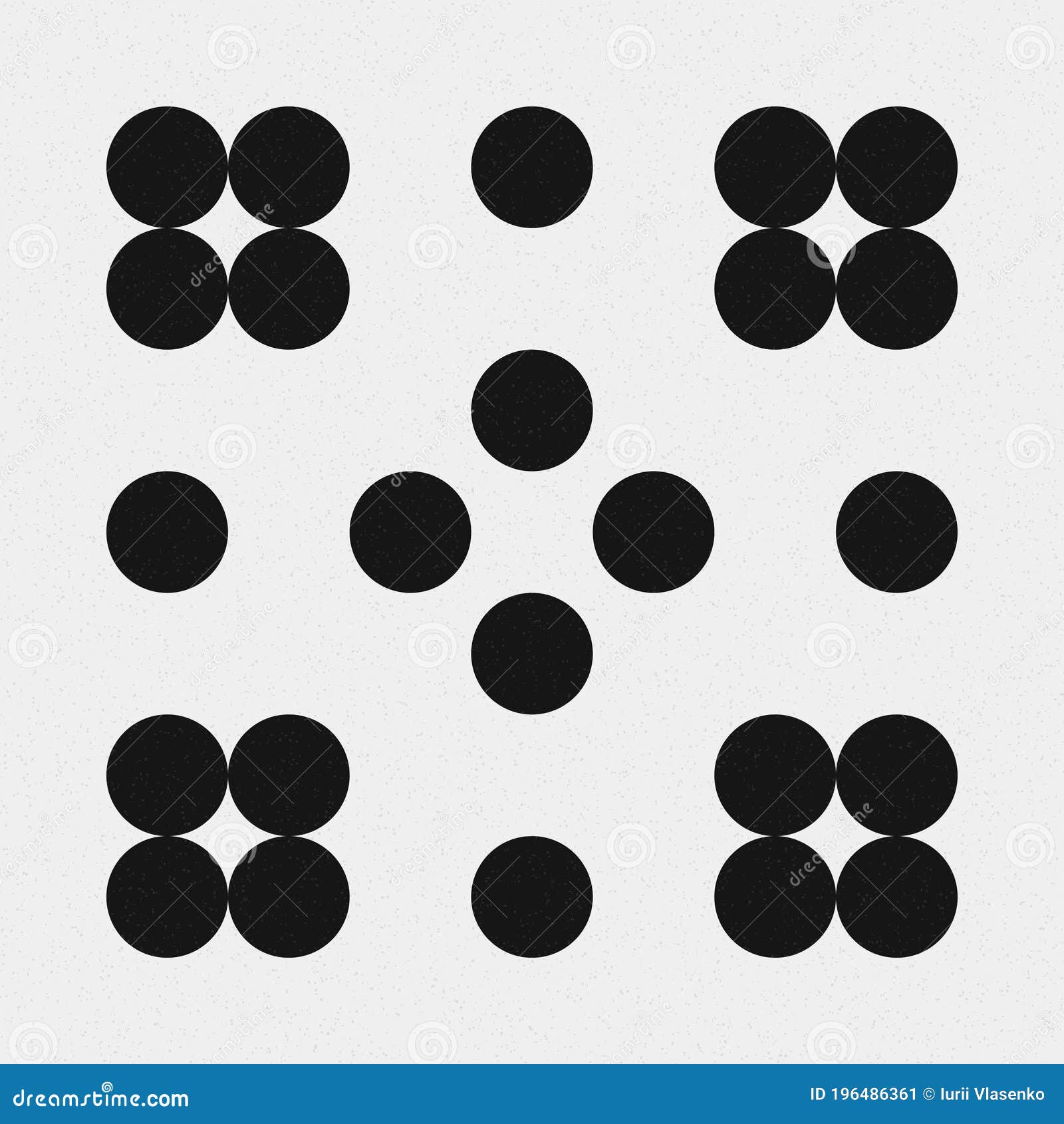 Abstract Cross Pattern Dots Logo Generative Computational Art ...