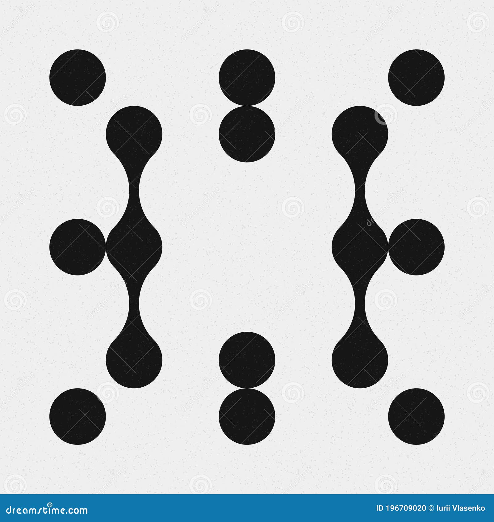 Abstract Cross Pattern Dots Logo Generative Computational Art ...