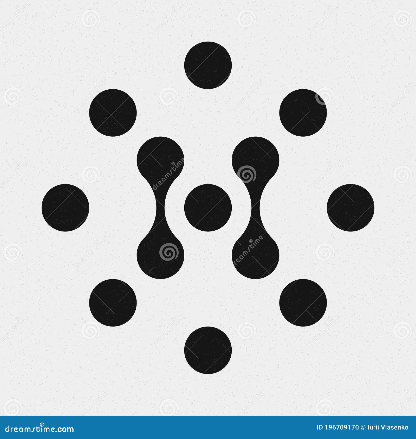 Abstract Cross Pattern Dots Logo Generative Computational Art ...