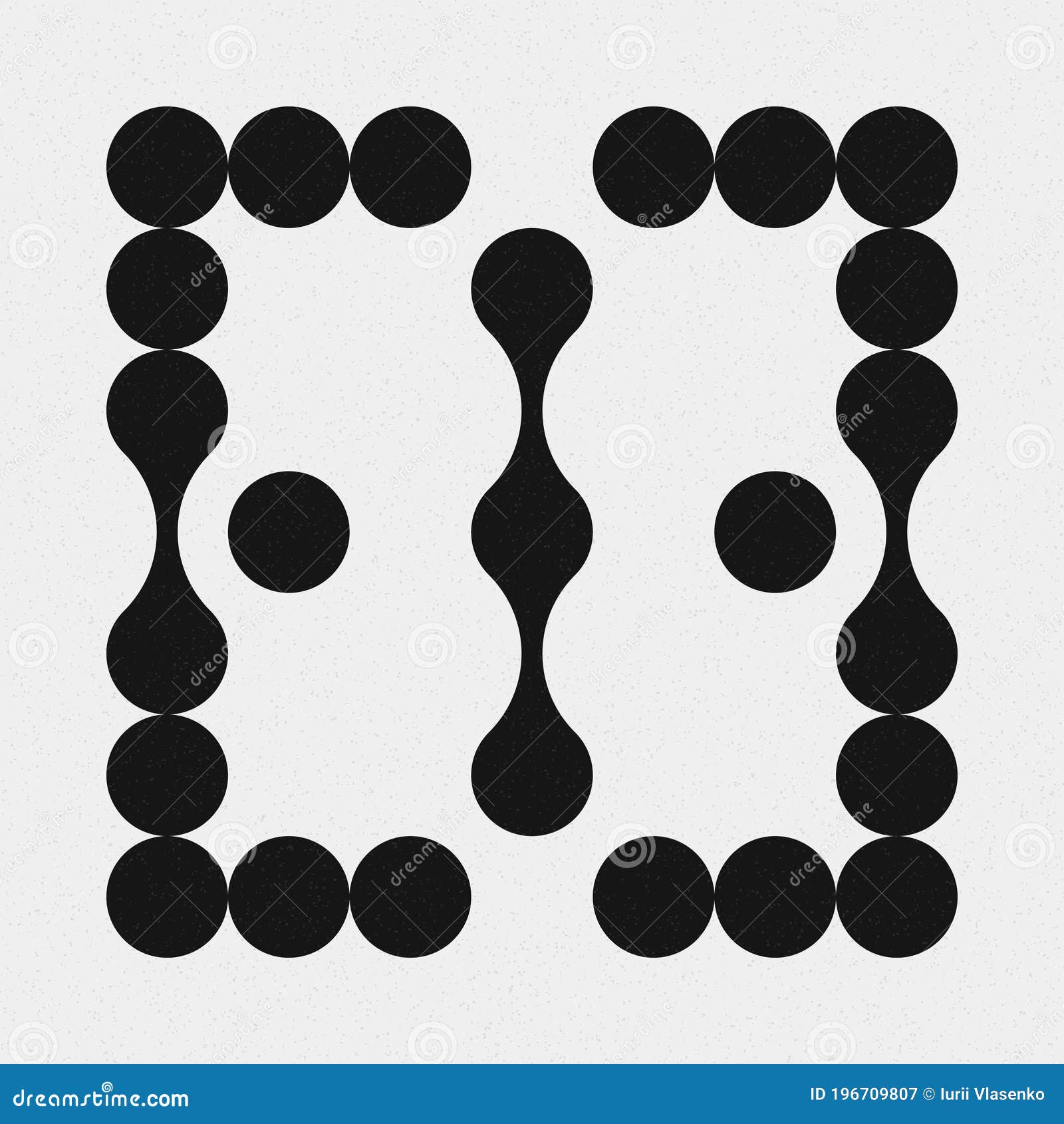 Abstract Cross Pattern Dots Logo Generative Computational Art ...