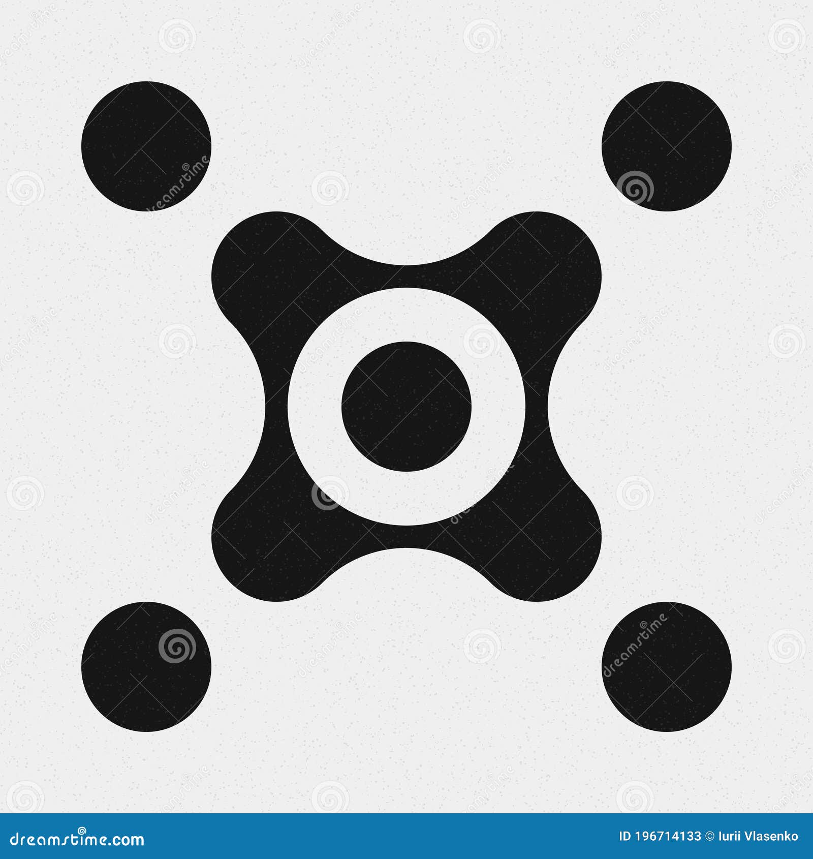 Abstract Cross Pattern Dots Logo Generative Computational Art ...