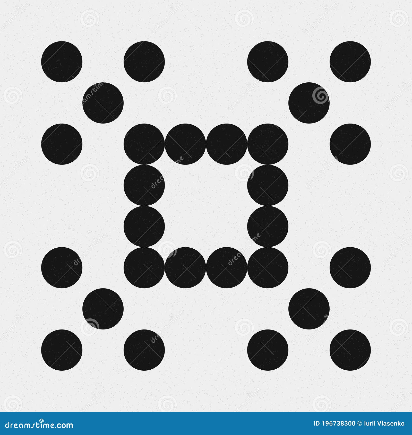 Abstract Cross Pattern Dots Logo Generative Computational Art ...