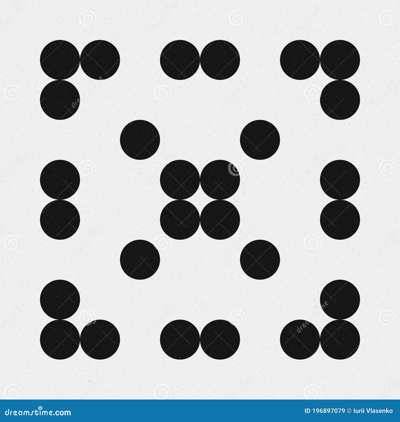 Abstract Cross Pattern Dots Logo Generative Computational Art ...