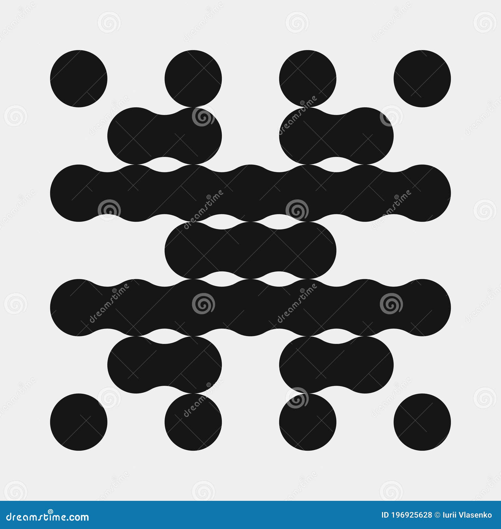 Abstract Cross Pattern Dots Logo Generative Computational Art ...