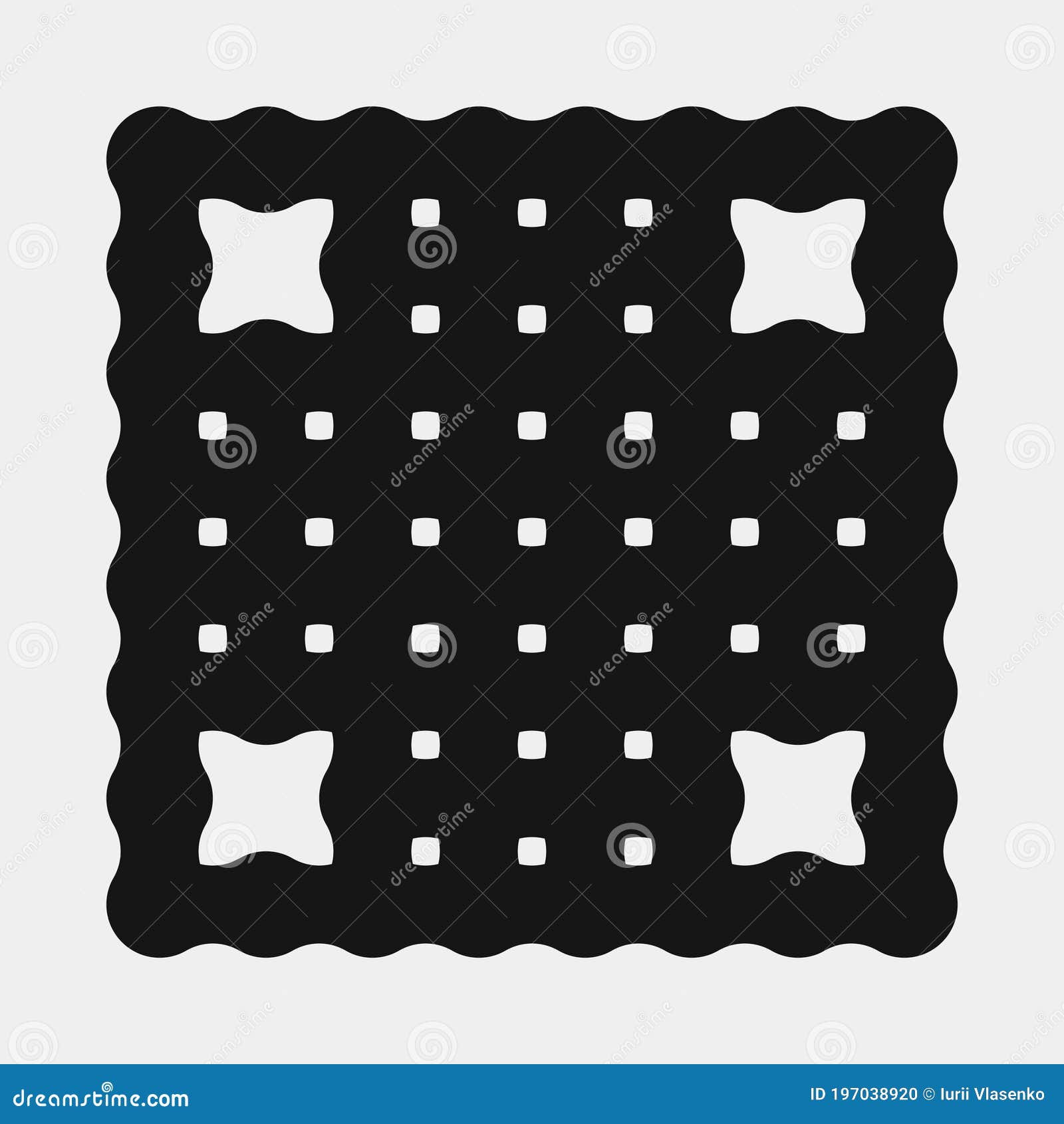 Abstract Cross Pattern Dots Logo Generative Computational Art ...