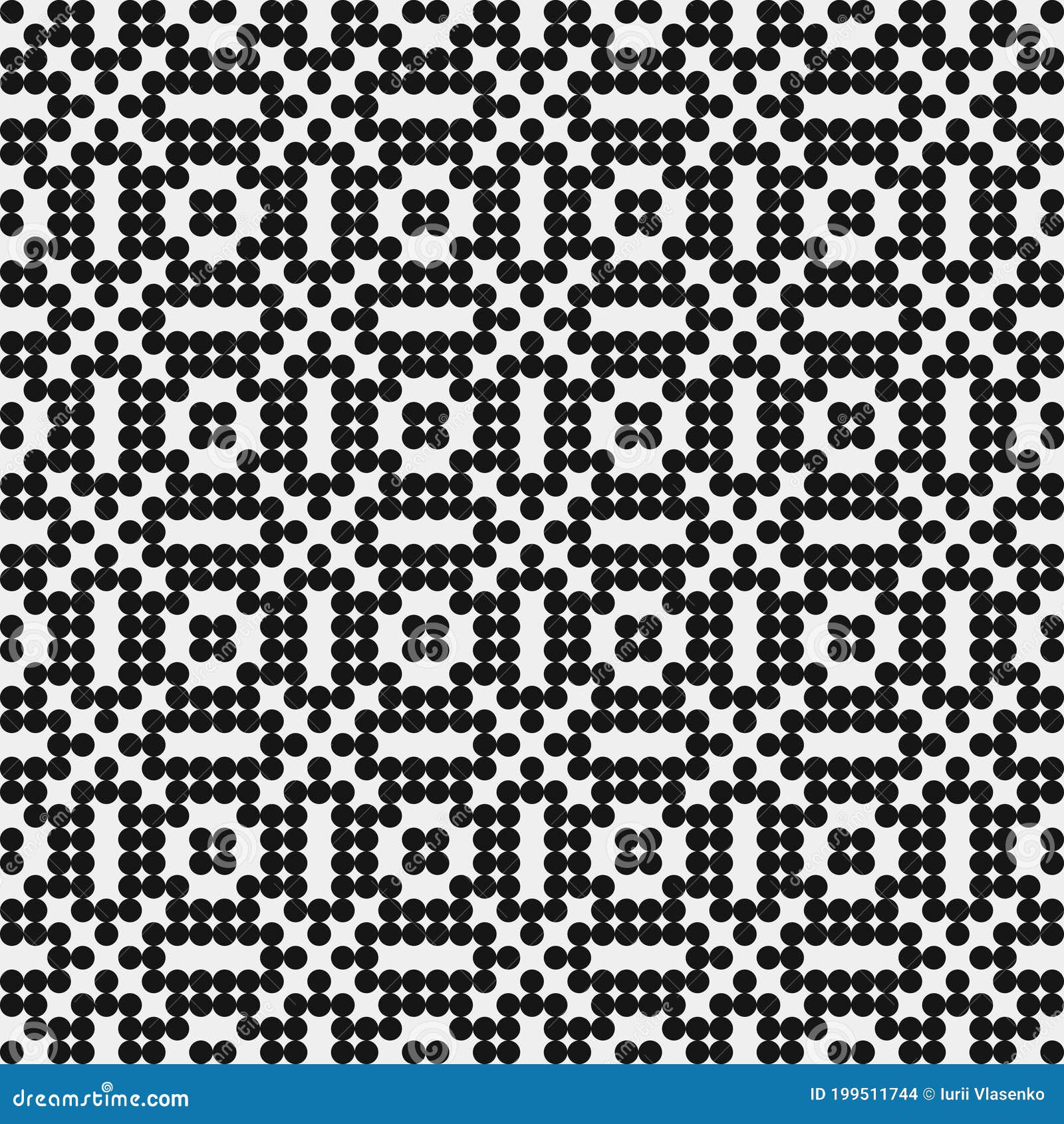 Abstract Cross Pattern Dots Logo Generative Computational Art ...