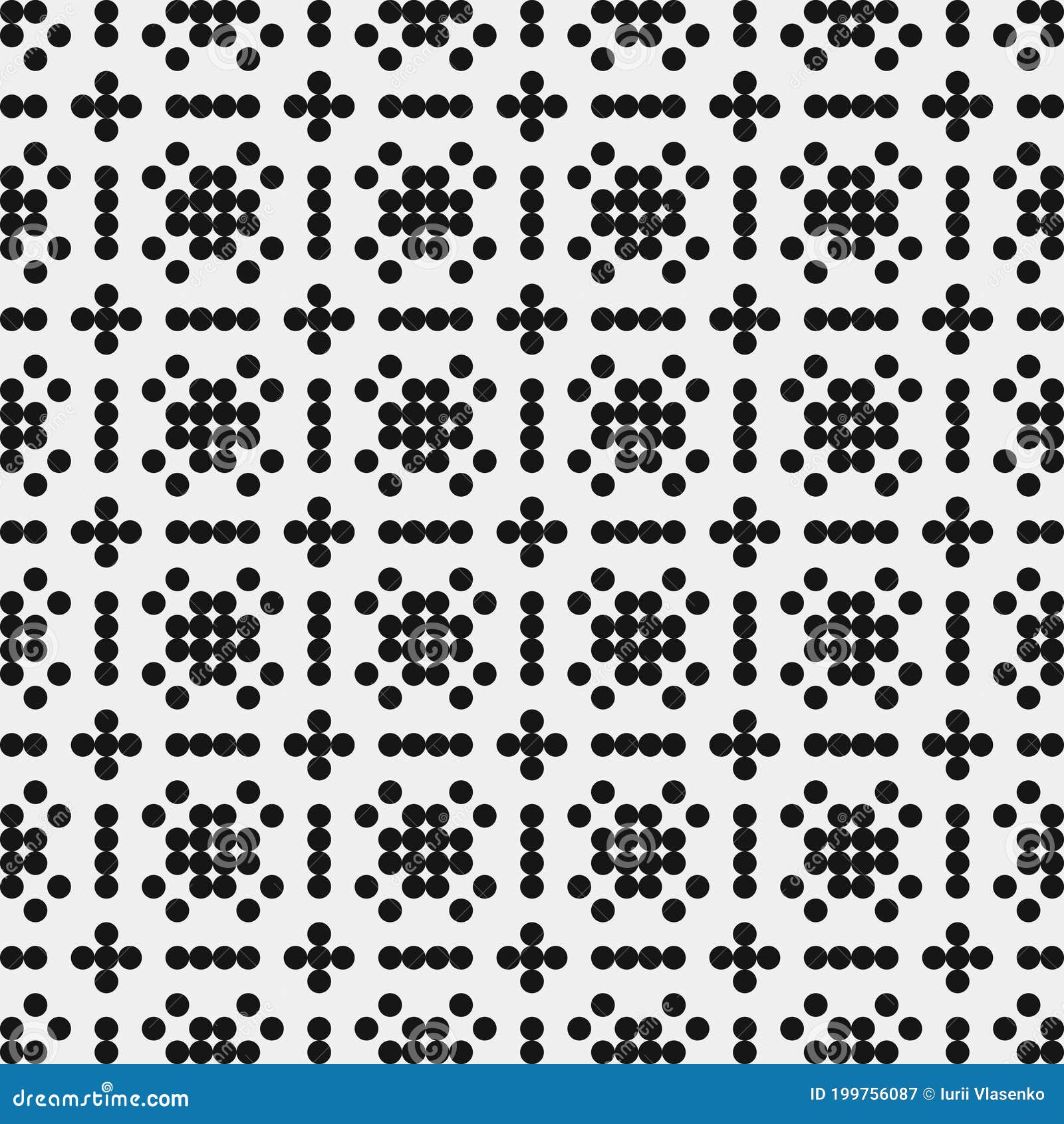 Abstract Cross Pattern Dots Logo Generative Computational Art ...