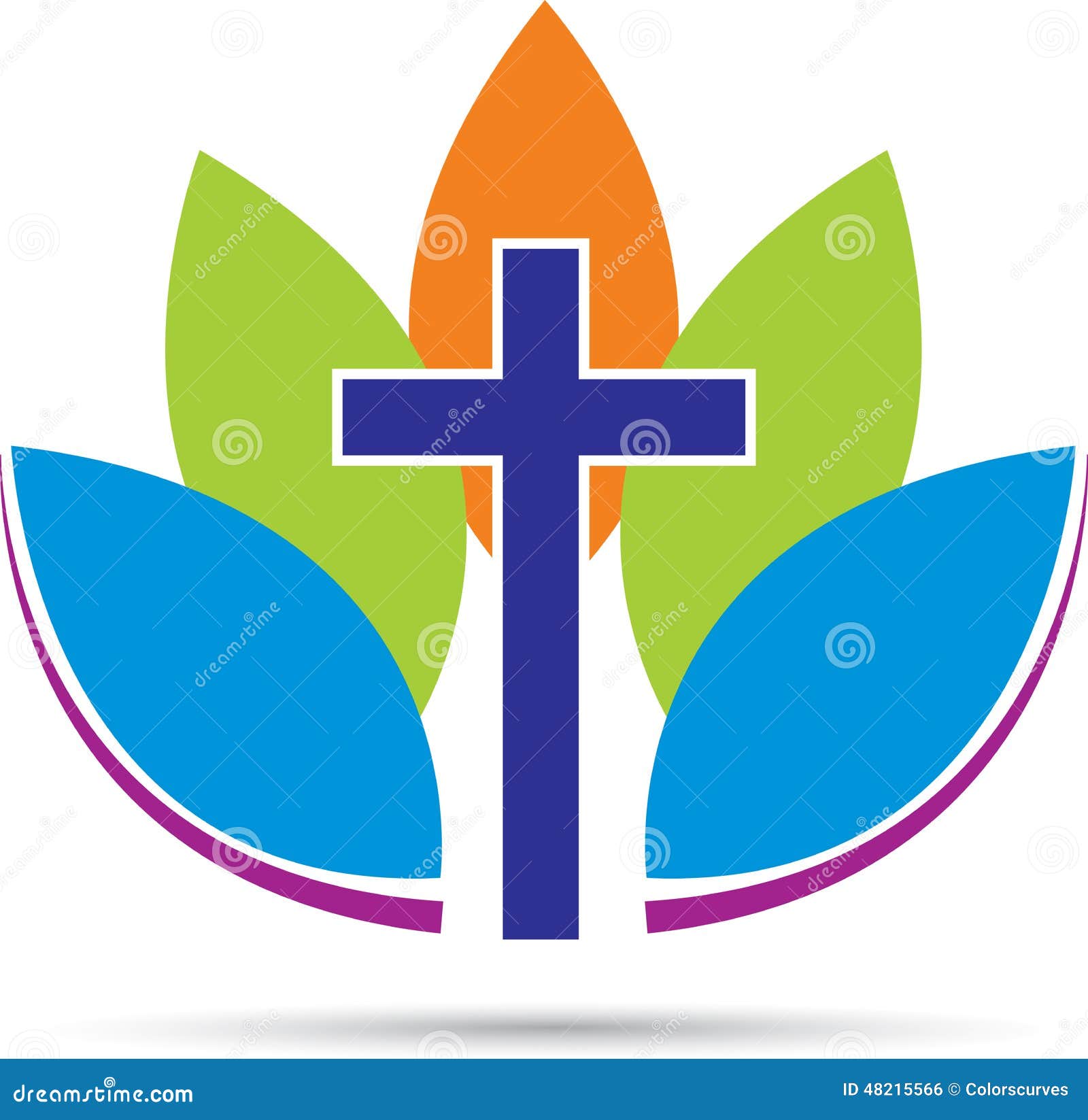 Abstract cross stock vector. Illustration of bright, heavenly - 48215566