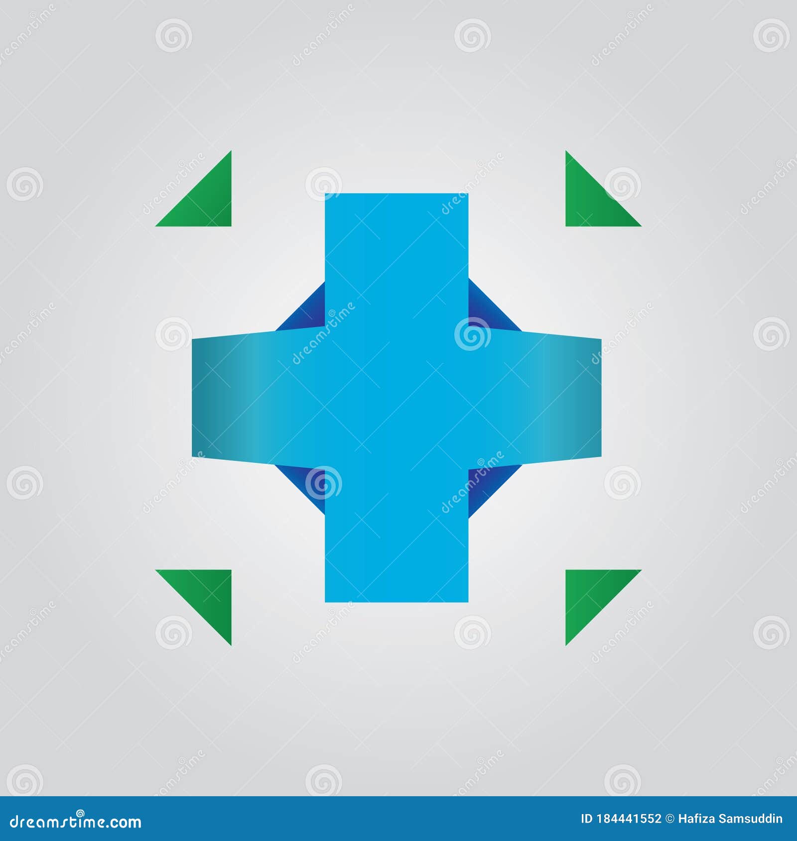 Abstract Cross. Vector Illustration Decorative Background Design Stock ...