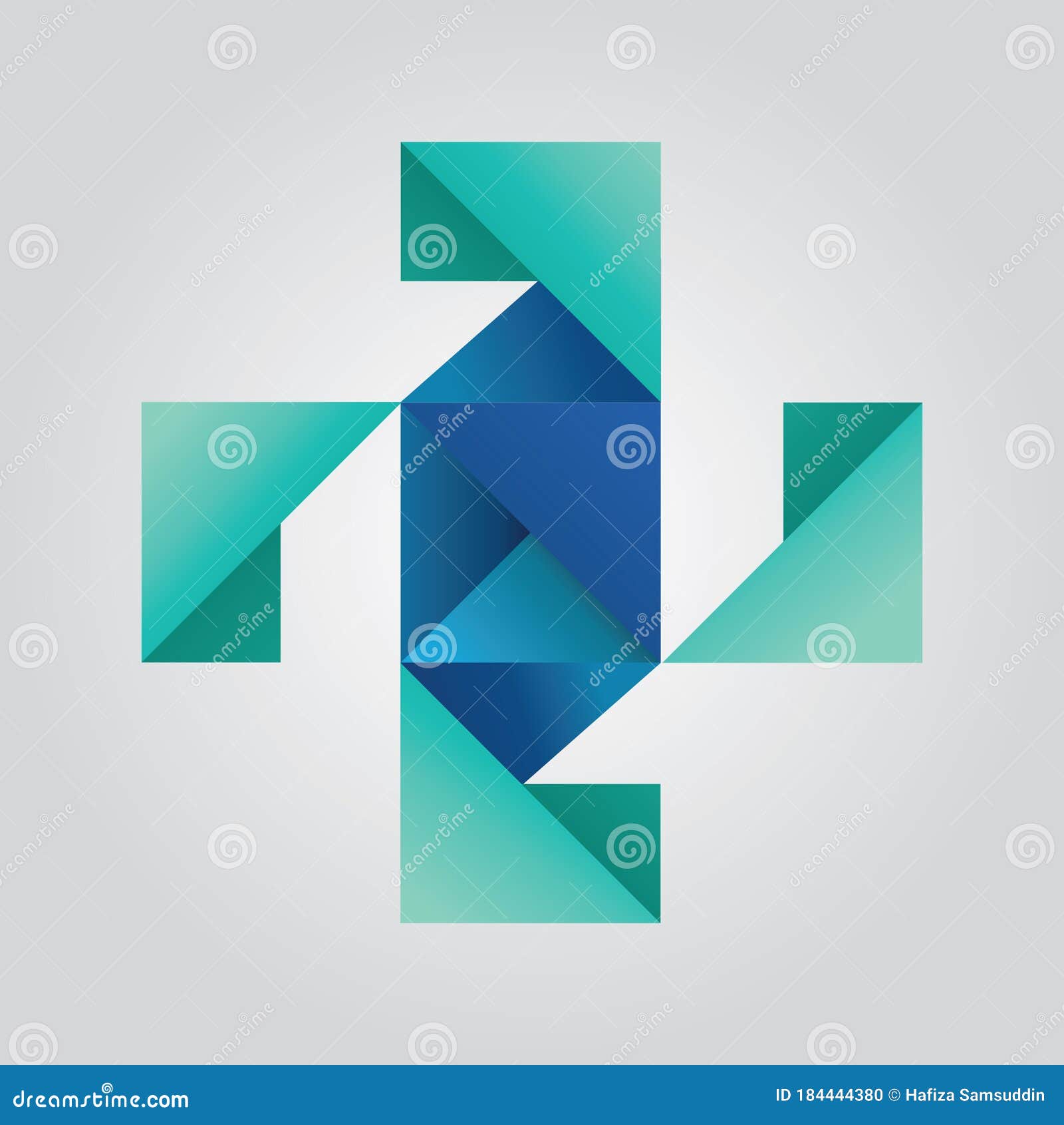 Abstract Cross. Vector Illustration Decorative Background Design Stock ...