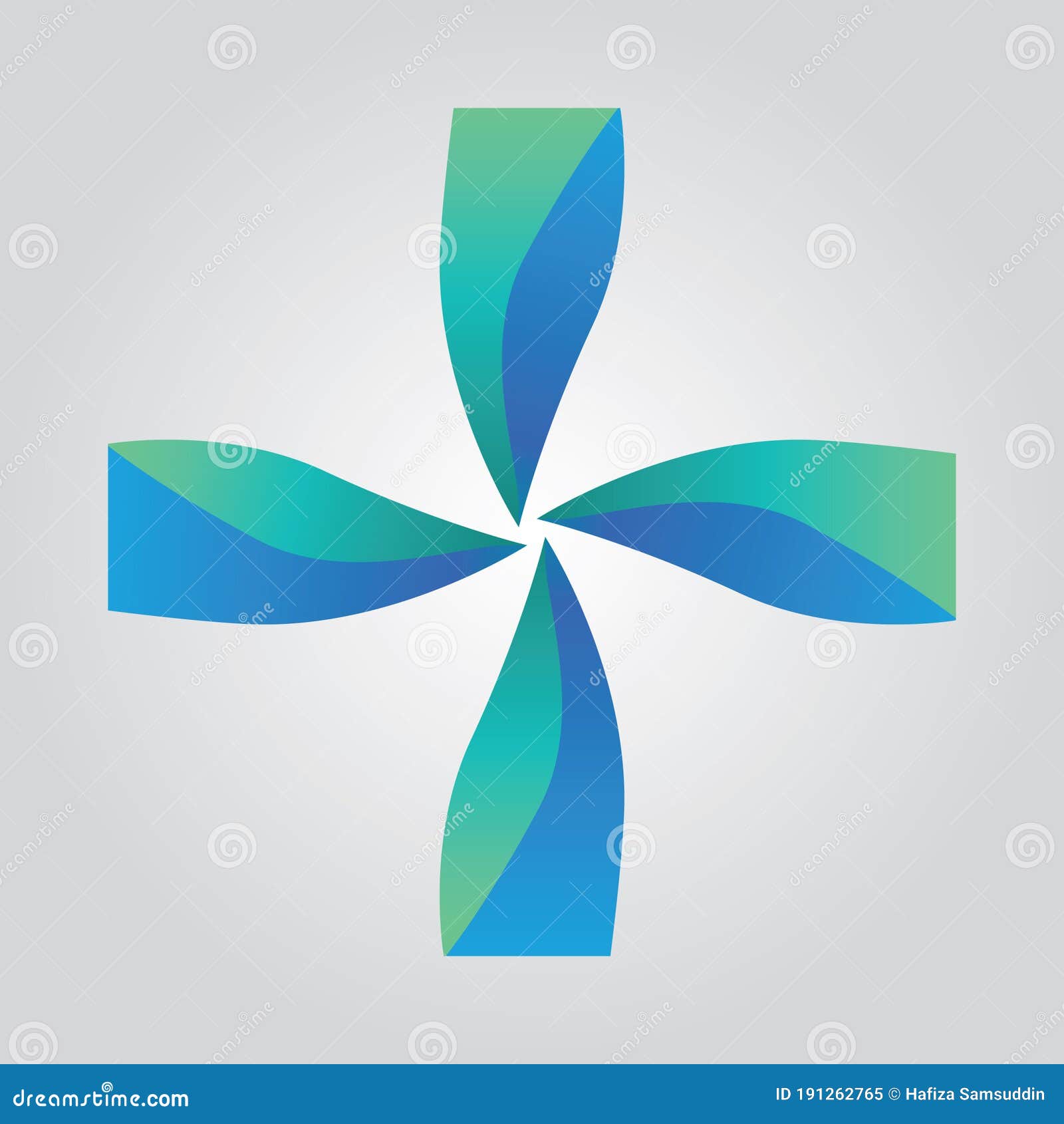 Abstract Cross. Vector Illustration Decorative Design Stock Vector ...