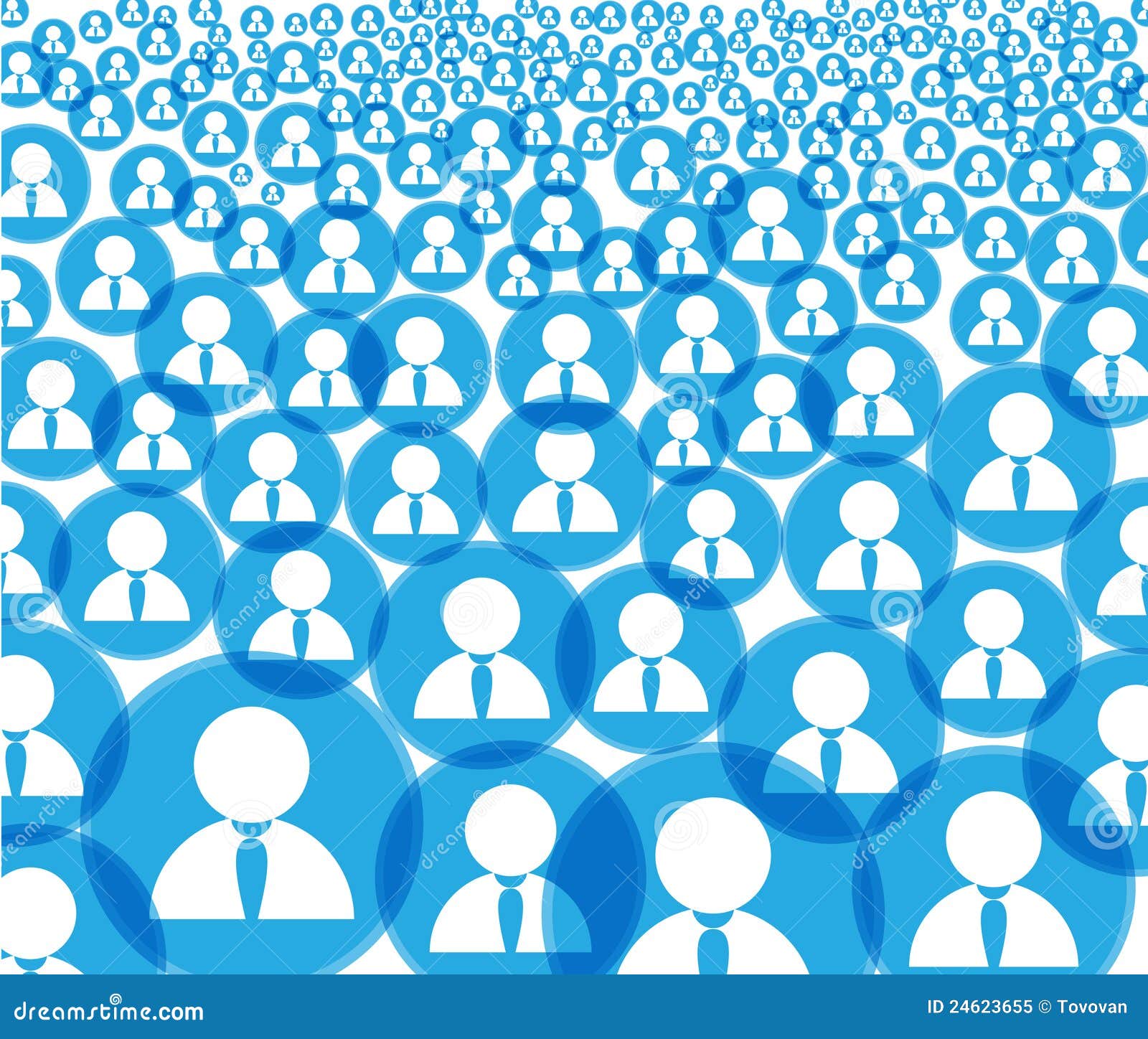 Abstract crowd stock vector. Illustration of group, clerk - 24623655
