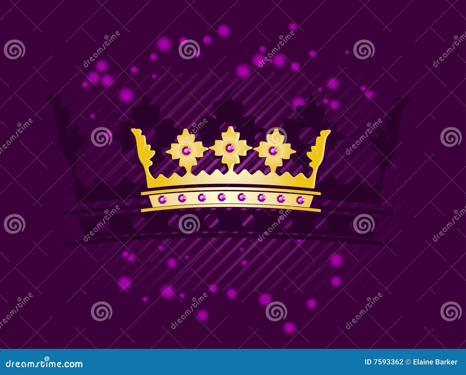 Abstract crown stock illustration. Illustration of shadow - 7593362