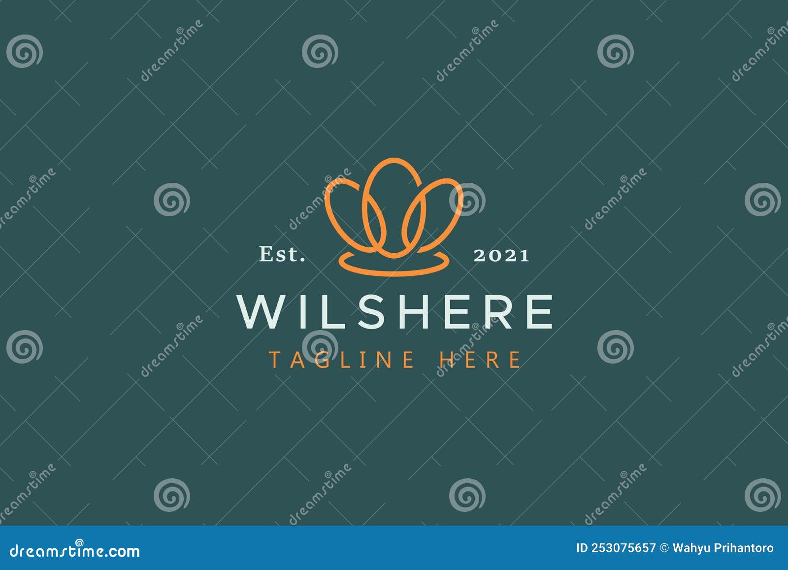 Abstract Crown From Ellipse Shape Logo Concept Cartoon Vector ...