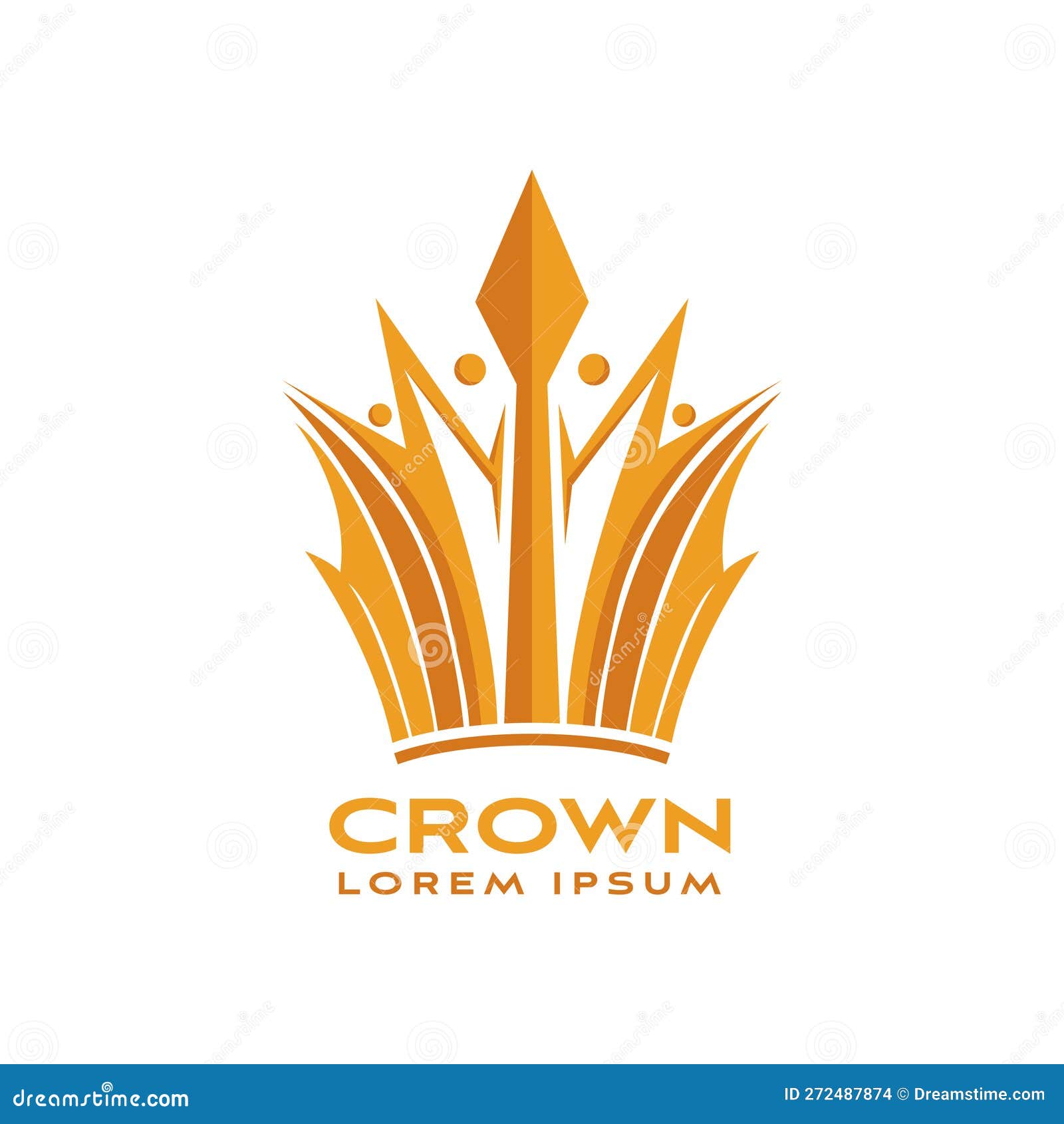 Abstract Crown Logo Vector Design Stock Vector - Illustration of letter ...