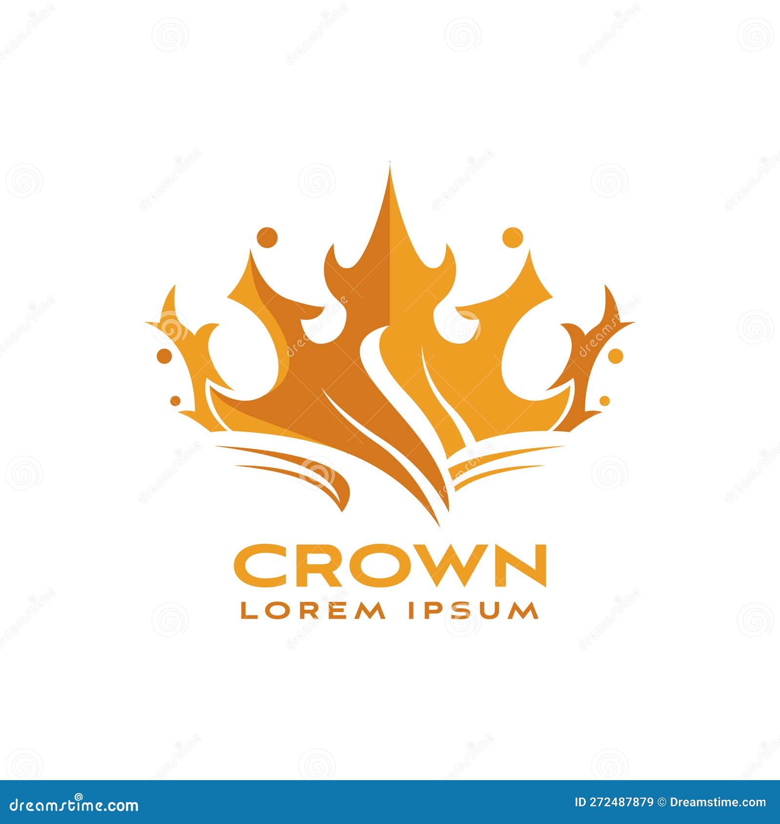 Abstract Crown Logo Vector Design Stock Vector - Illustration of vector ...