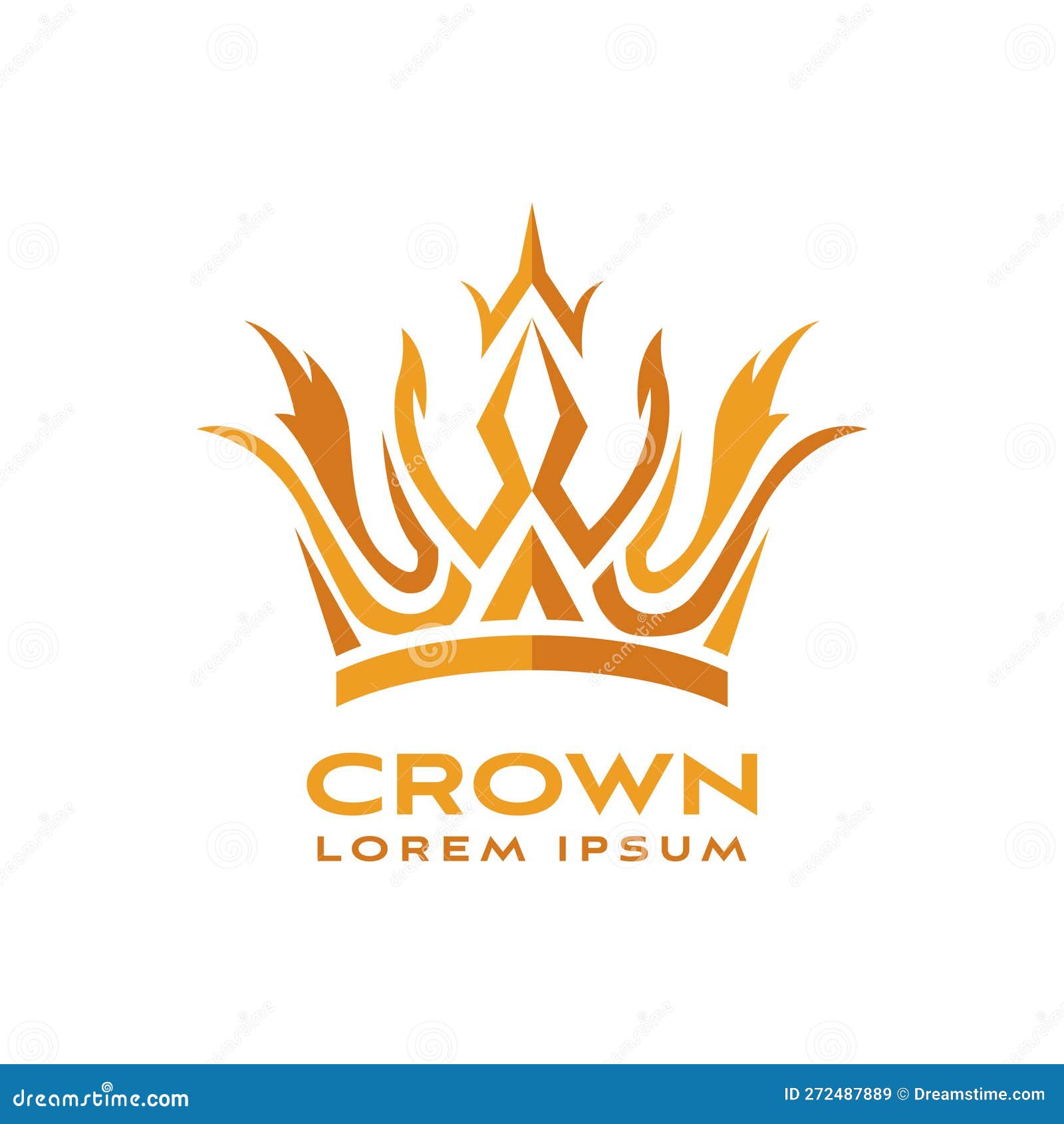 Abstract Crown Logo Vector Design Stock Vector - Illustration of idea ...