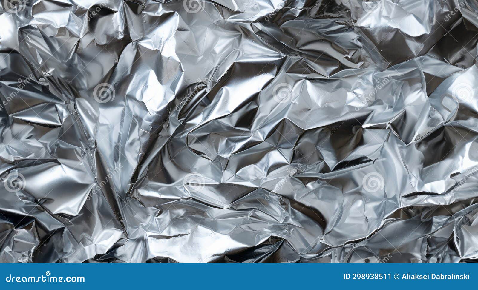 Abstract Crumpled Foil with a Rainbow Shade Stock Image - Image of ...