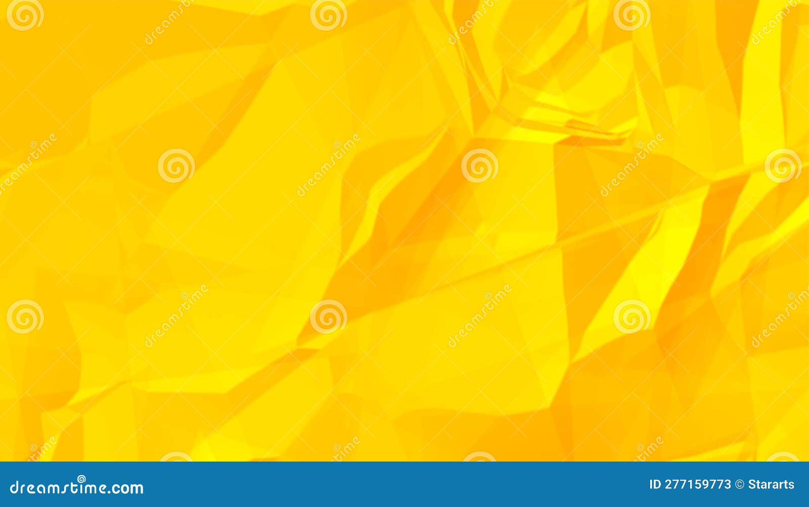 Abstract Crumpled Paper Yellow Backdrop Background Design Stock Vector ...