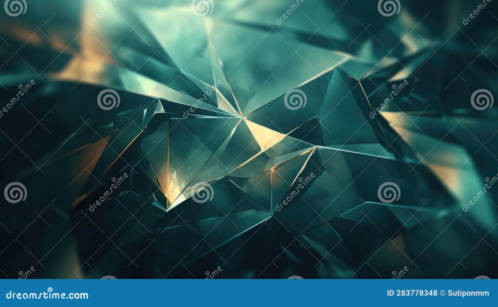 The Abstract Crystal Background Stock Illustration - Illustration of ...