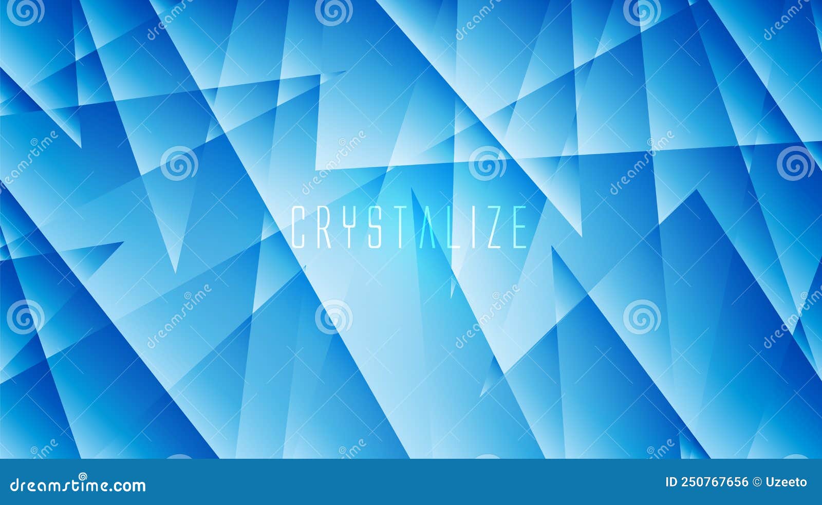 Abstract Crystal Background with Gradient for Your Design Stock Vector ...