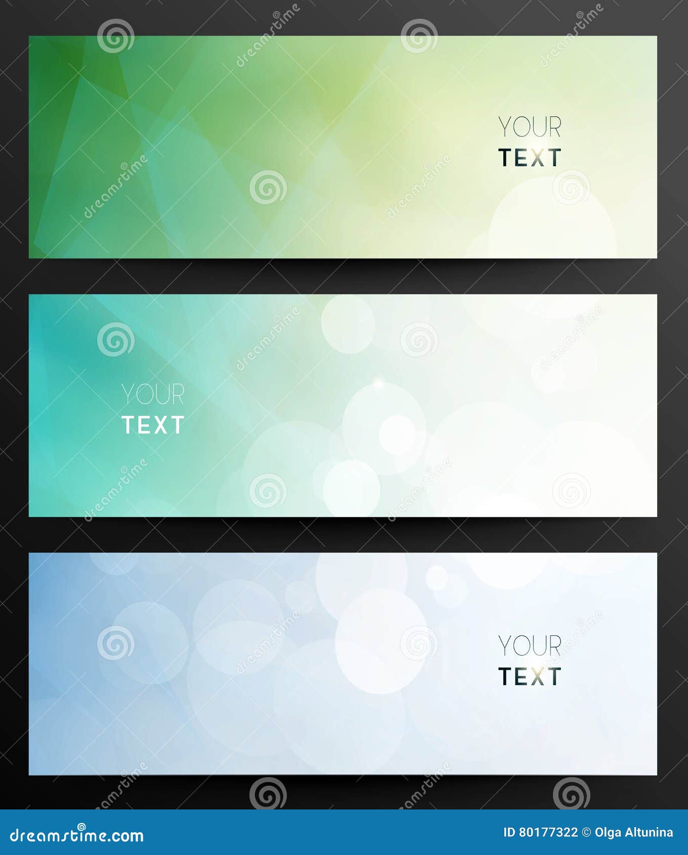 Abstract Crystal Banners stock vector. Illustration of effect - 80177322