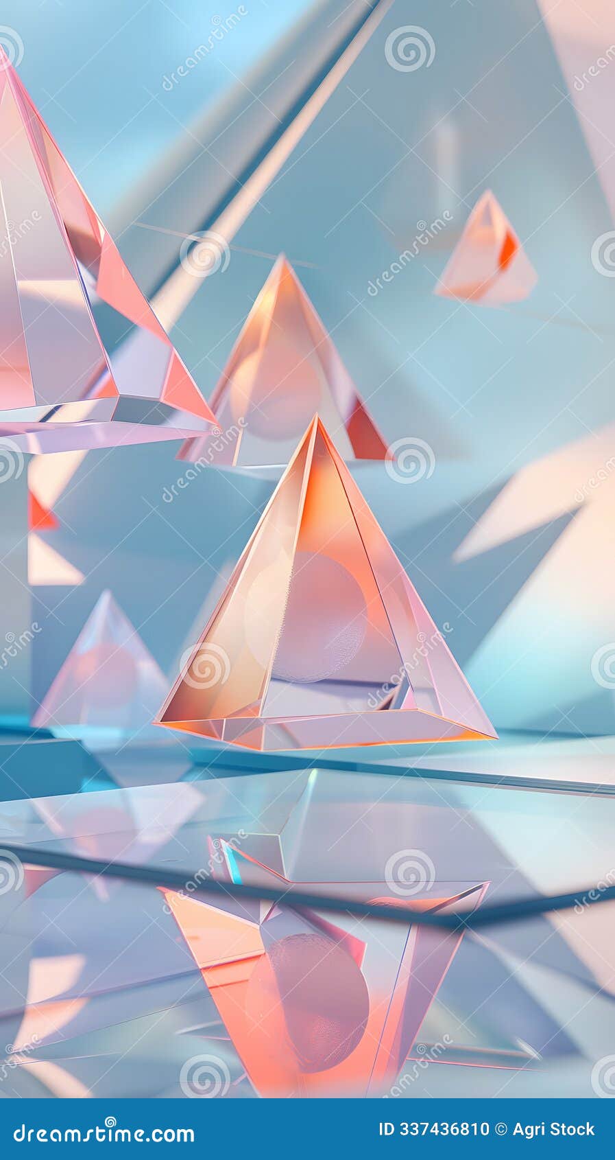 Abstract Crystal Pattern Wallpaper for Mobile Screens Stock ...