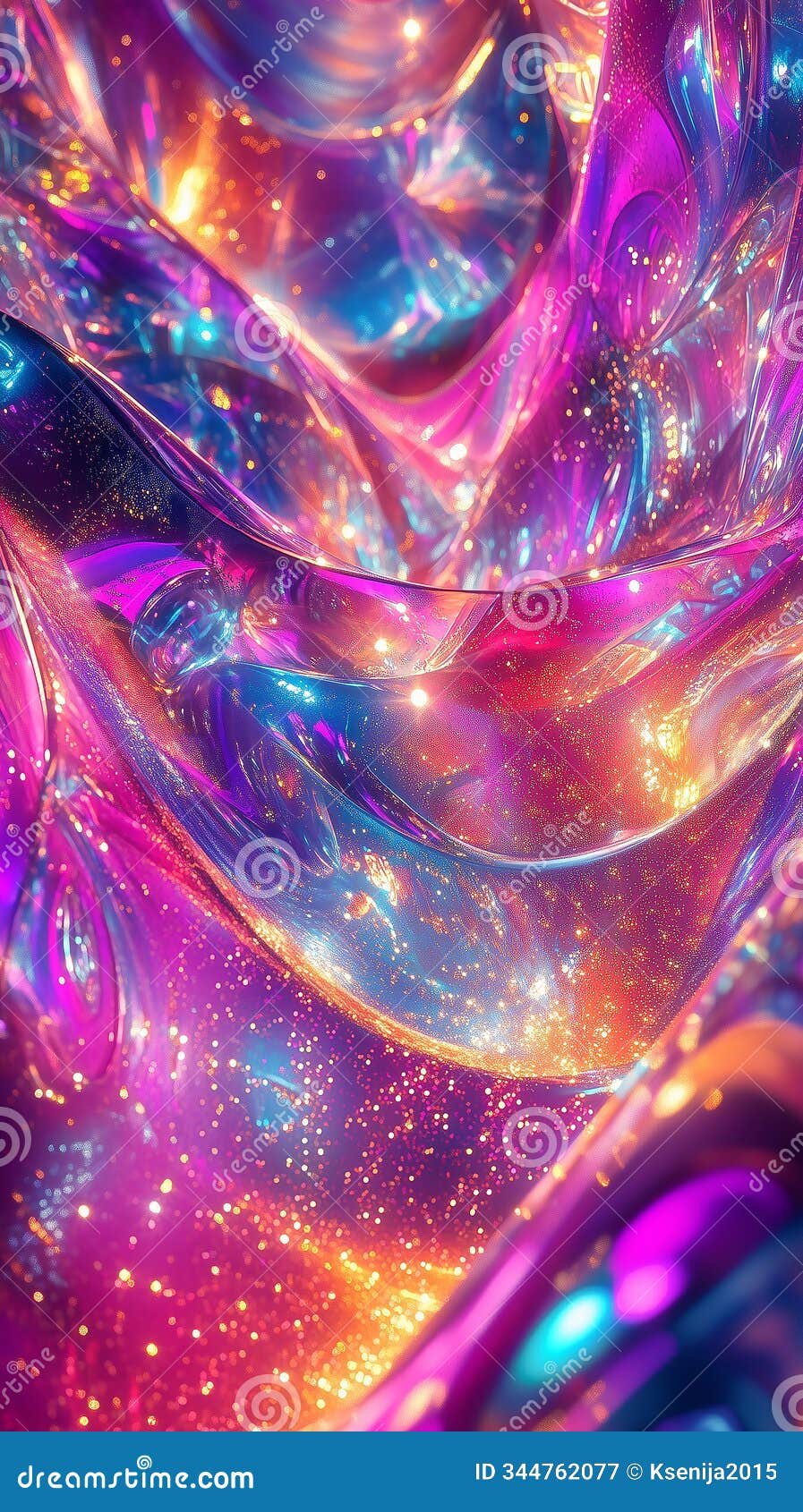 Abstract Crystal Shards Floating Against a Soft, Colorful Background ...