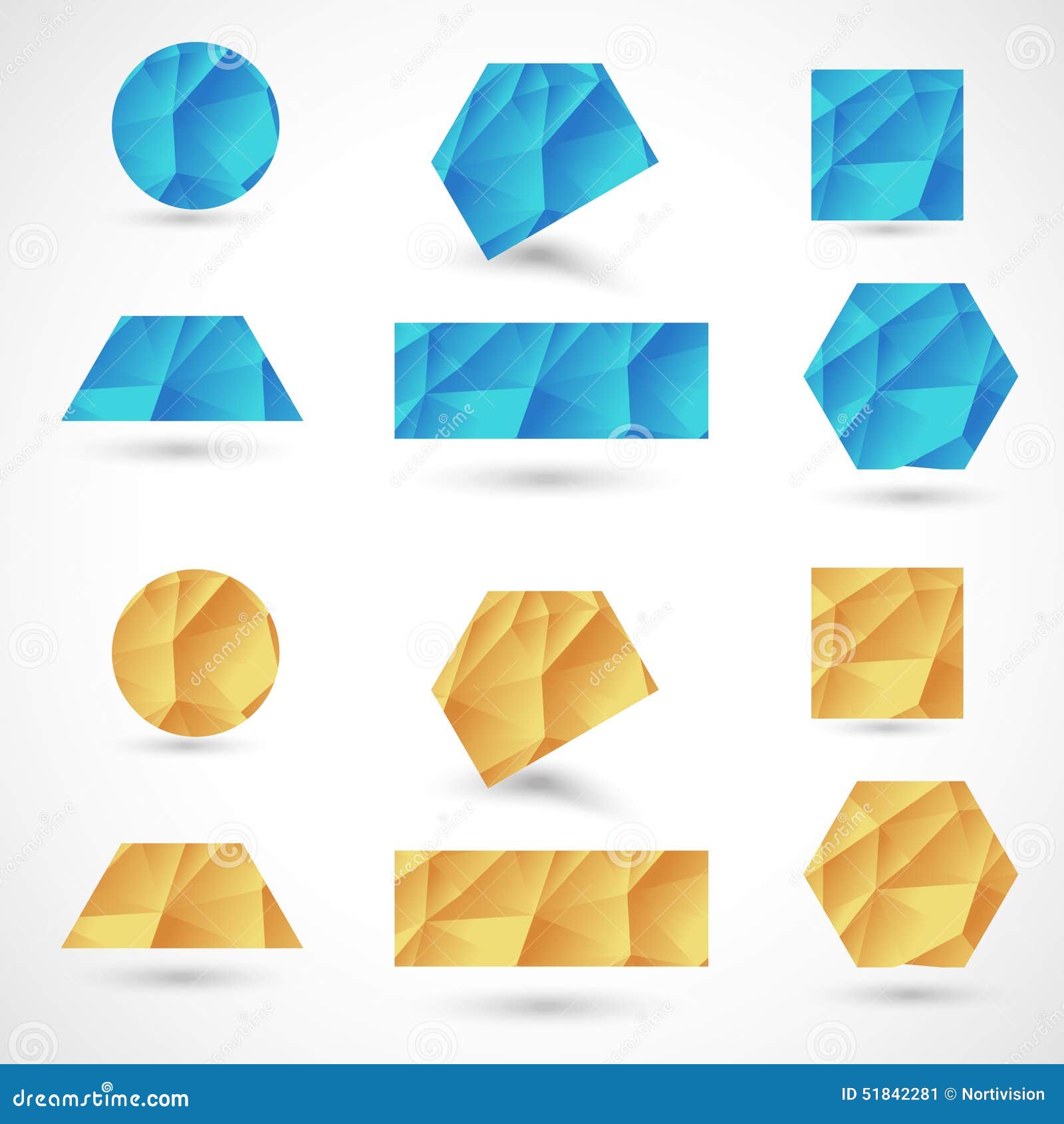 Abstract crystal tags stock vector. Illustration of idea - 51842281