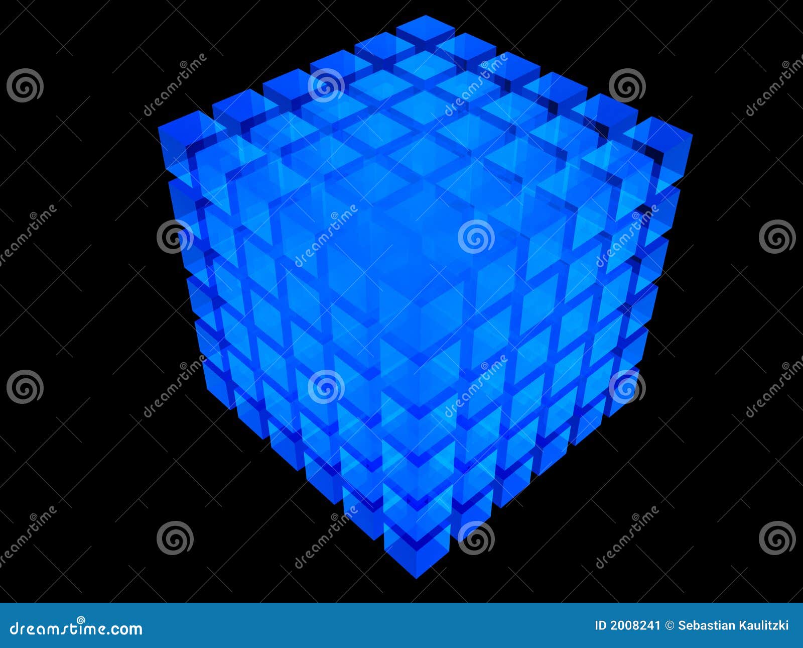 Abstract cube stock illustration. Illustration of line - 2008241