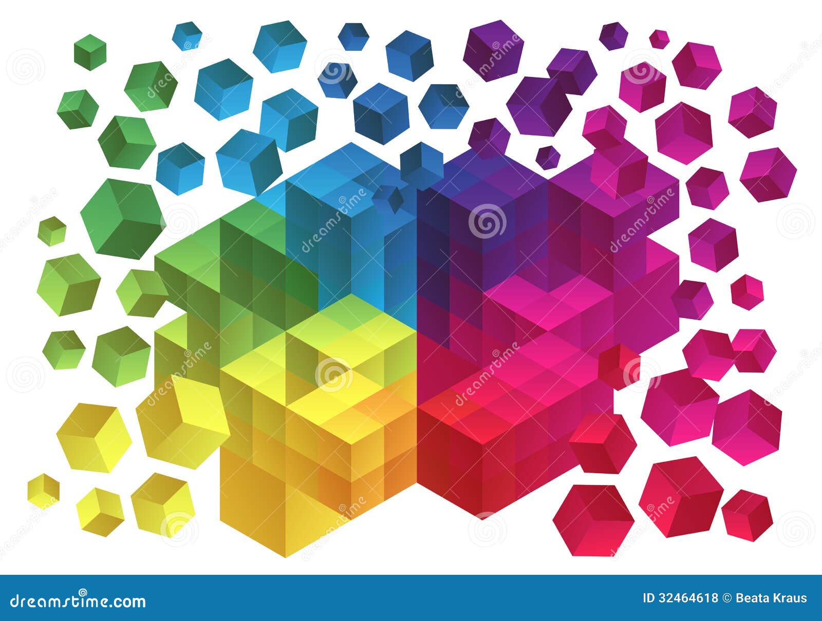 Abstract Cubes Vector Stock Illustrations – 18,848 Abstract Cubes ...