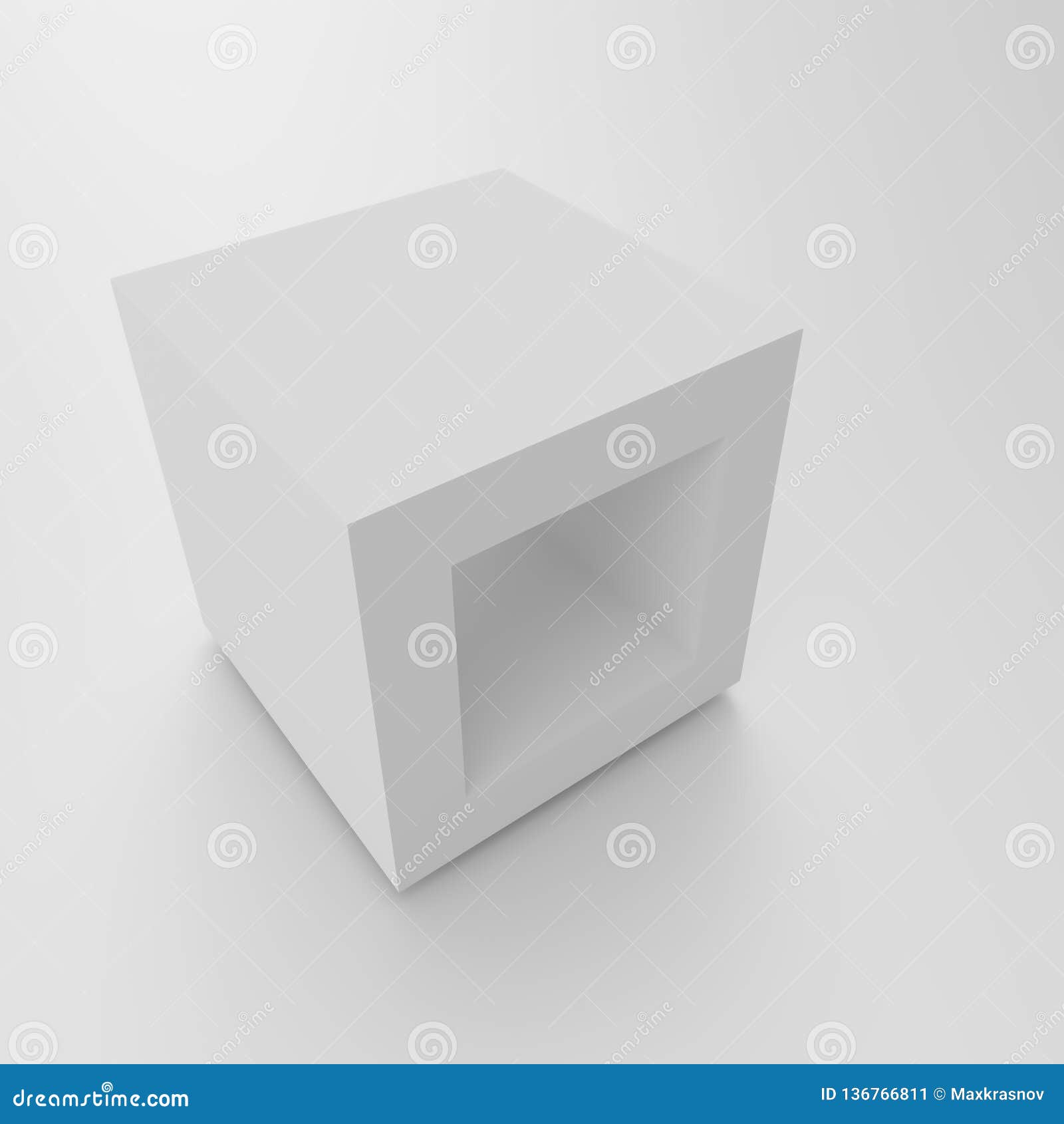 Abstract Cube Design stock illustration. Illustration of minimal ...