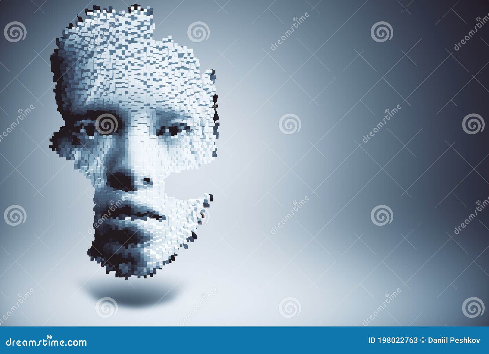 Abstract cube head texture stock illustration. Illustration of abstract ...