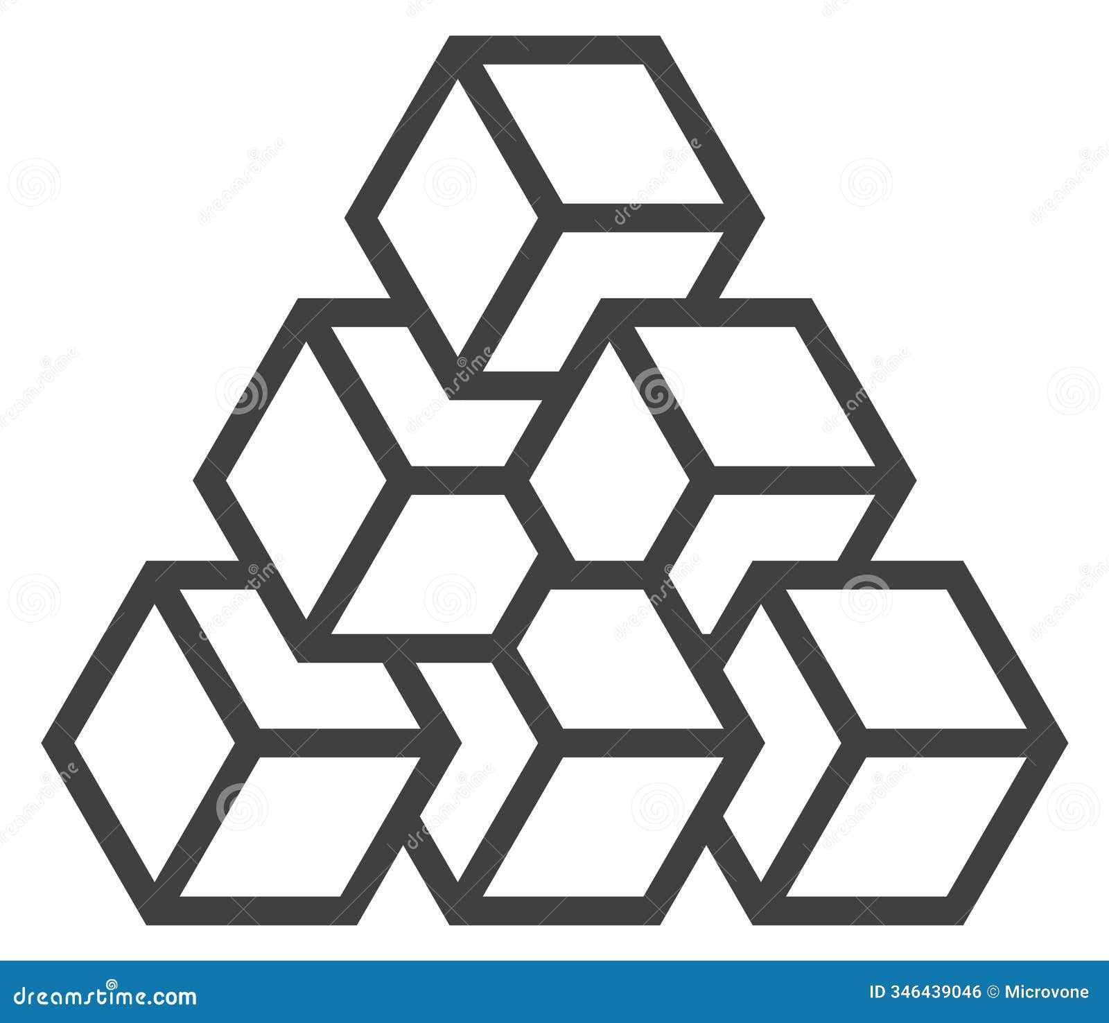 Cube Logo Design Icon Vector Outbox. Abstract Simple Vector Cube Logo ...