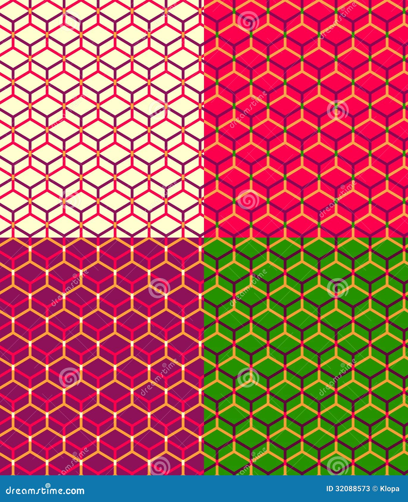 Abstract Cube Pattern stock illustration. Illustration of geometric ...